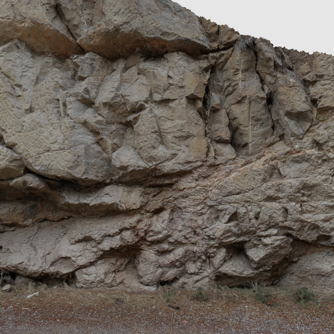 3D Scan Cliff Wall Model - TurboSquid 1646770
