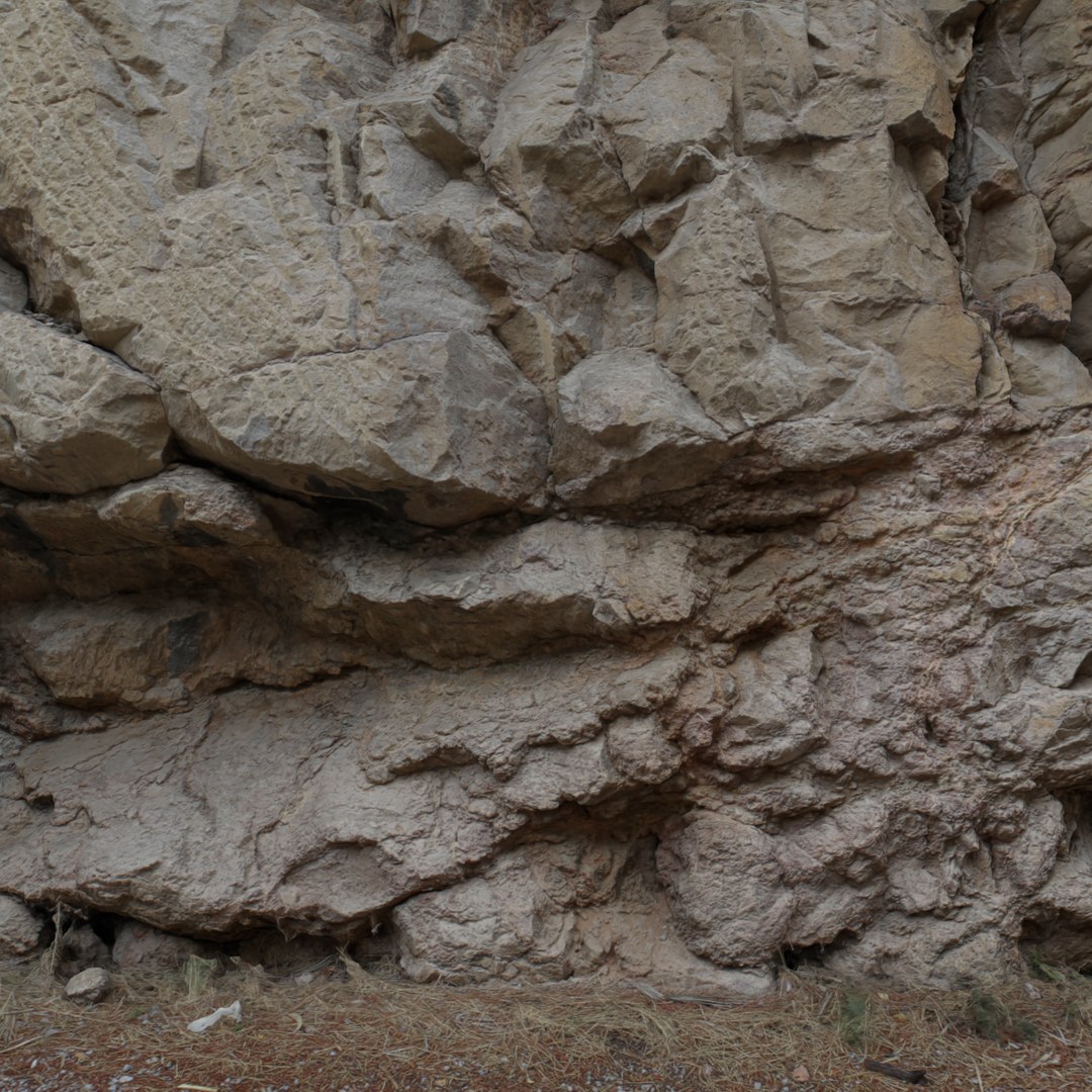 3D Scan Cliff Wall Model - TurboSquid 1646770