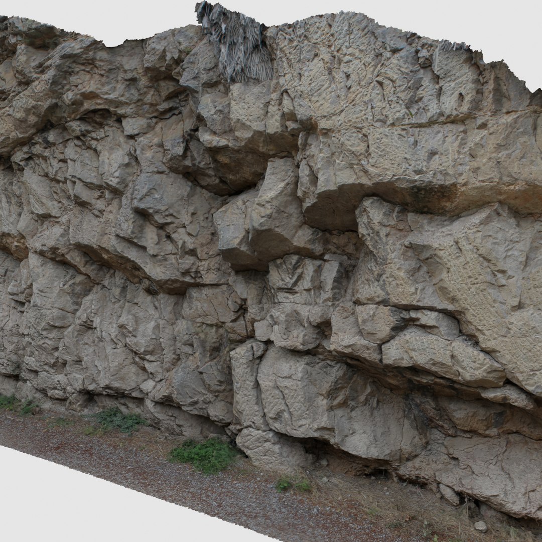 3D Scan Cliff Wall Model - TurboSquid 1646770
