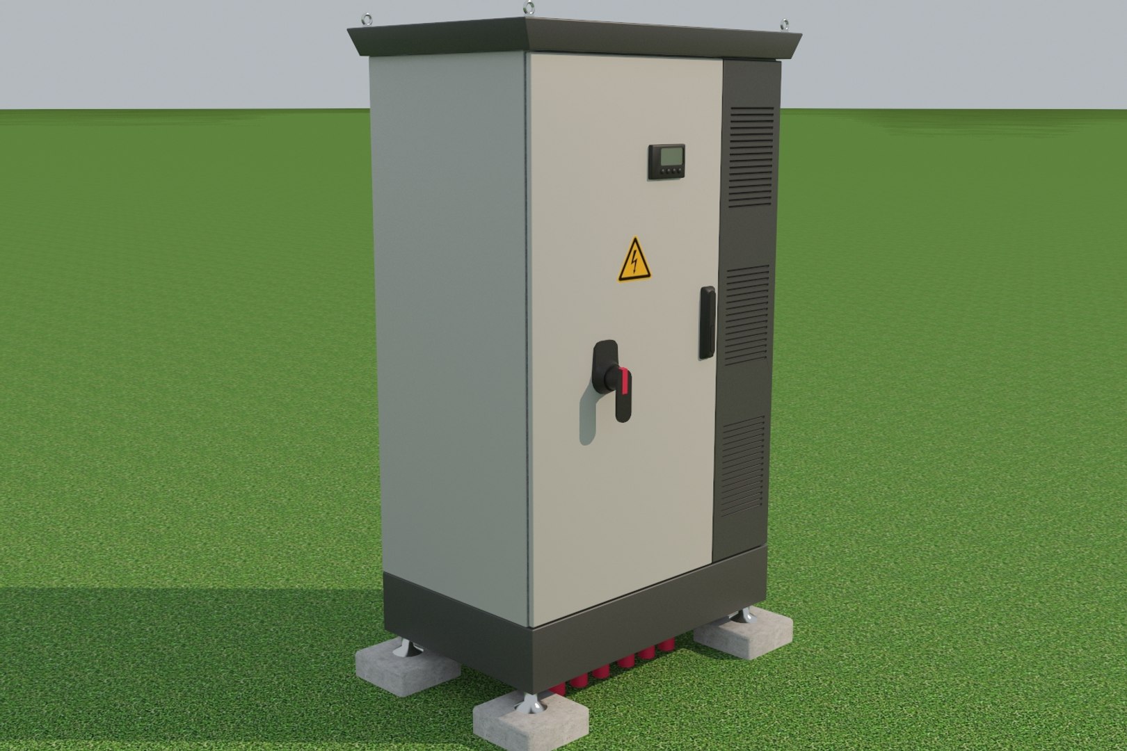 Solar Inverter Transformer Station 3D - TurboSquid 1282268
