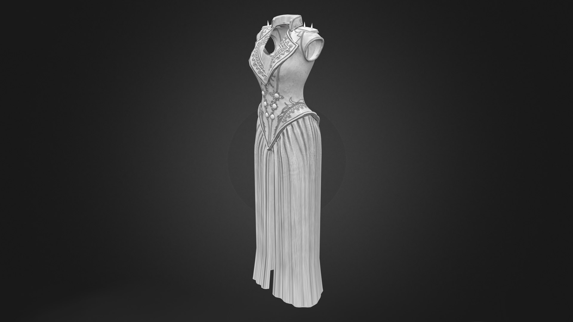 3D Fantasy Royal Uniform - TurboSquid 1934703