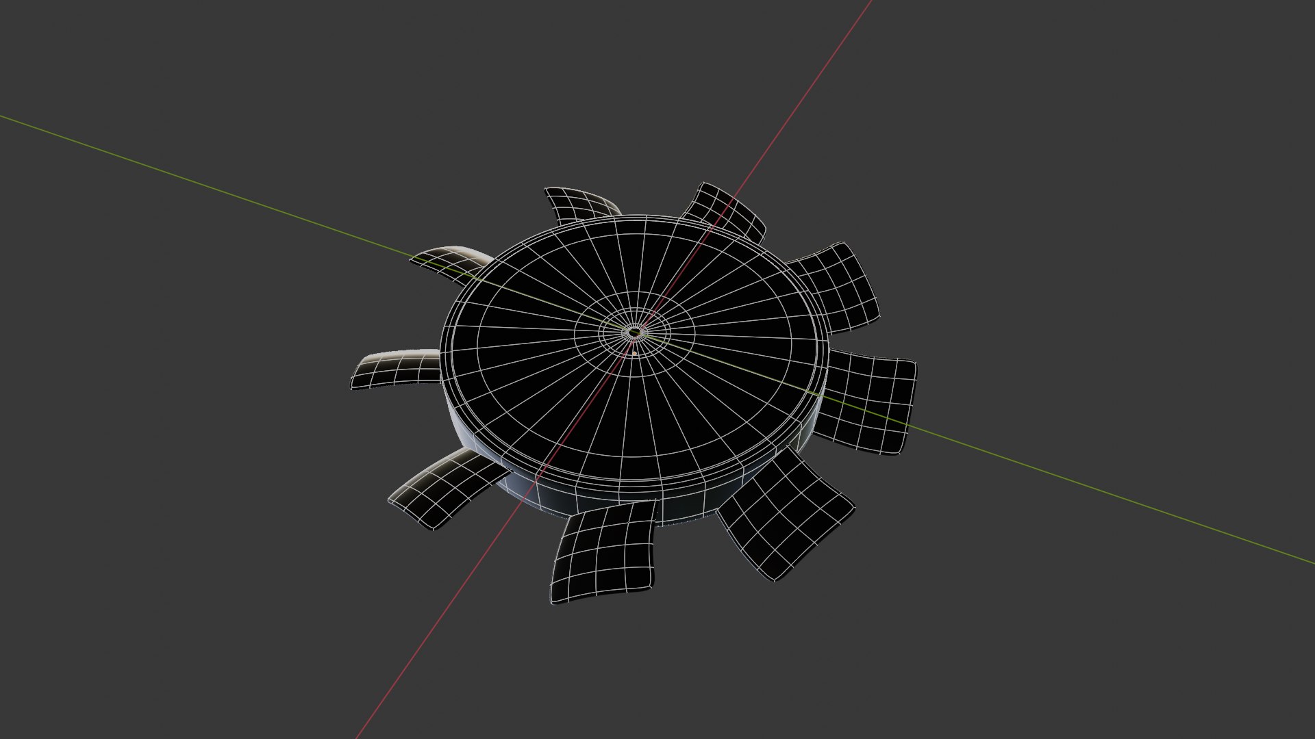 3D BLDC Motor With Fan Blade 3D Model - Realistic And Optimized Model ...