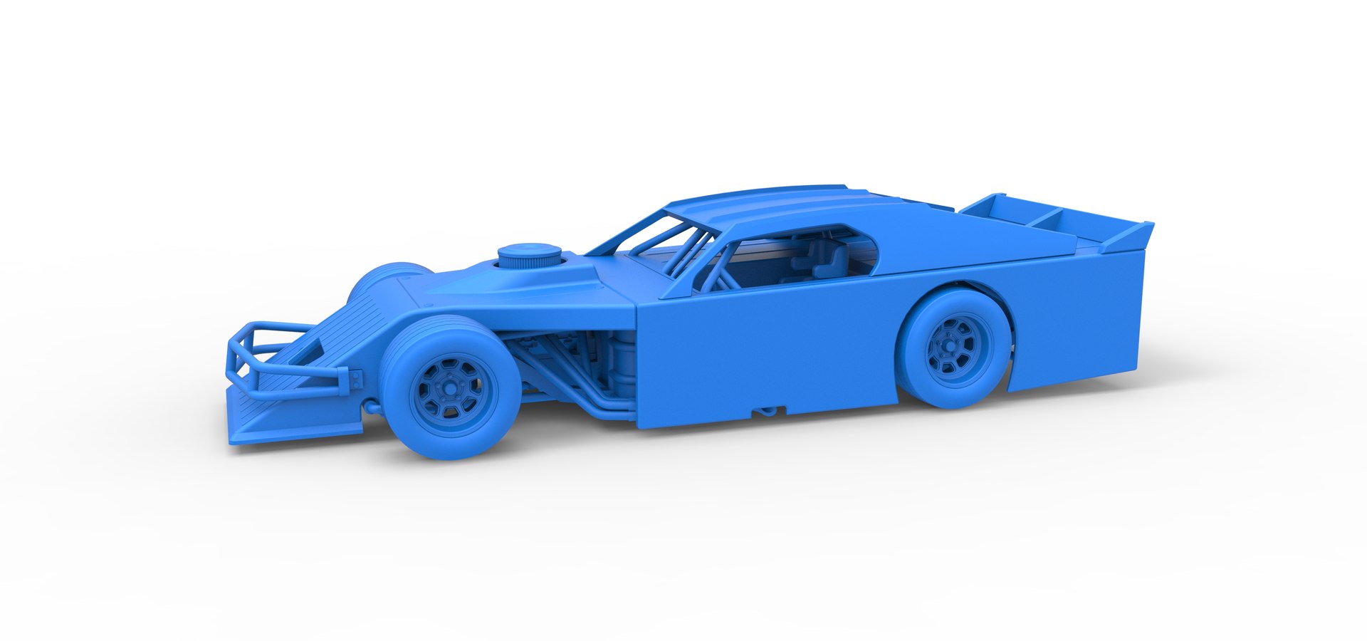 3D Diecast Asphalt Modified Stock Car Version 3 Scale 1 To 25 Model ...