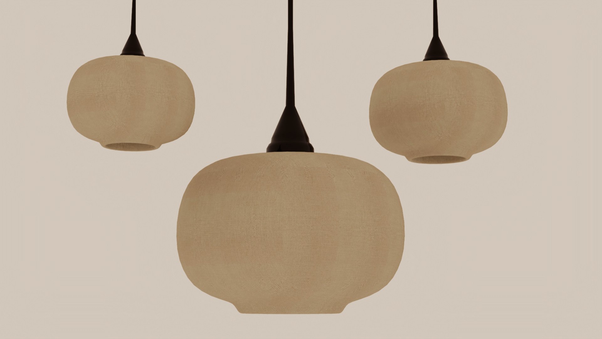 Modern Fabric Pendant Light 3D Model - TurboSquid 2285167