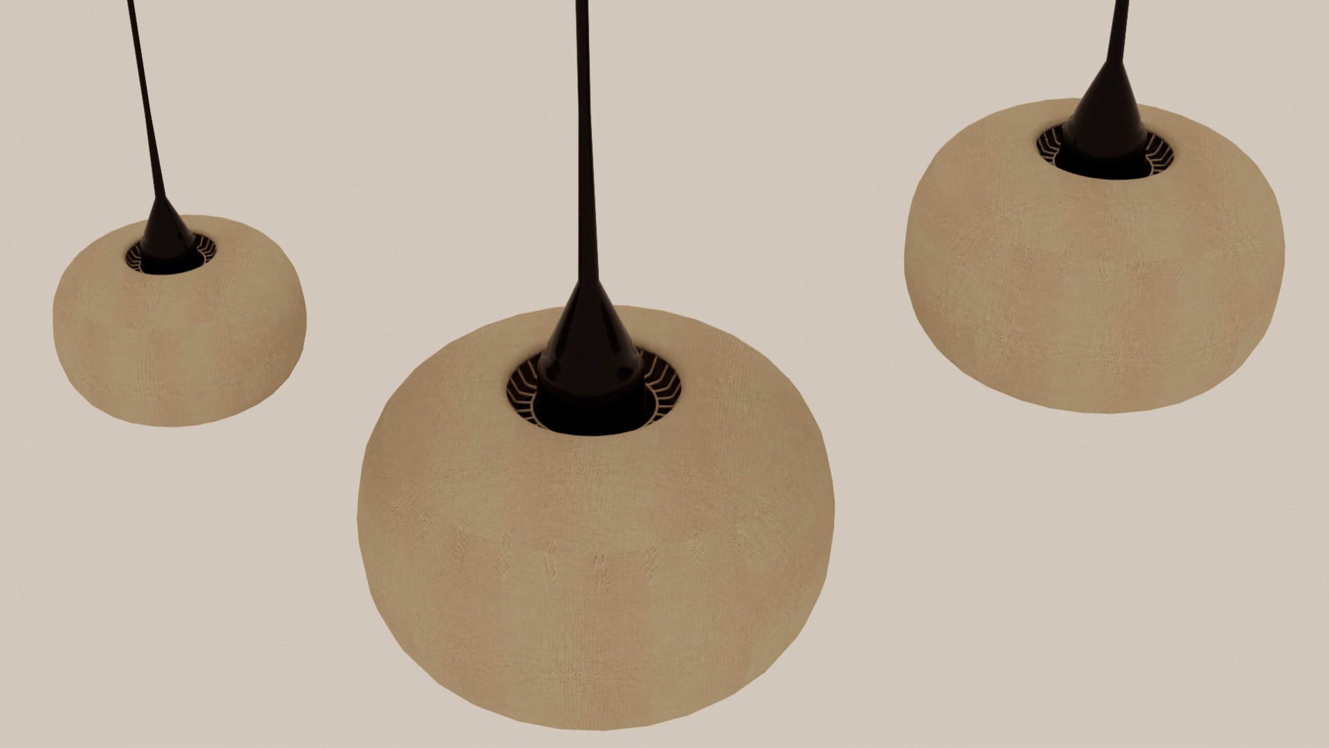 Modern Fabric Pendant Light 3D Model - TurboSquid 2285167