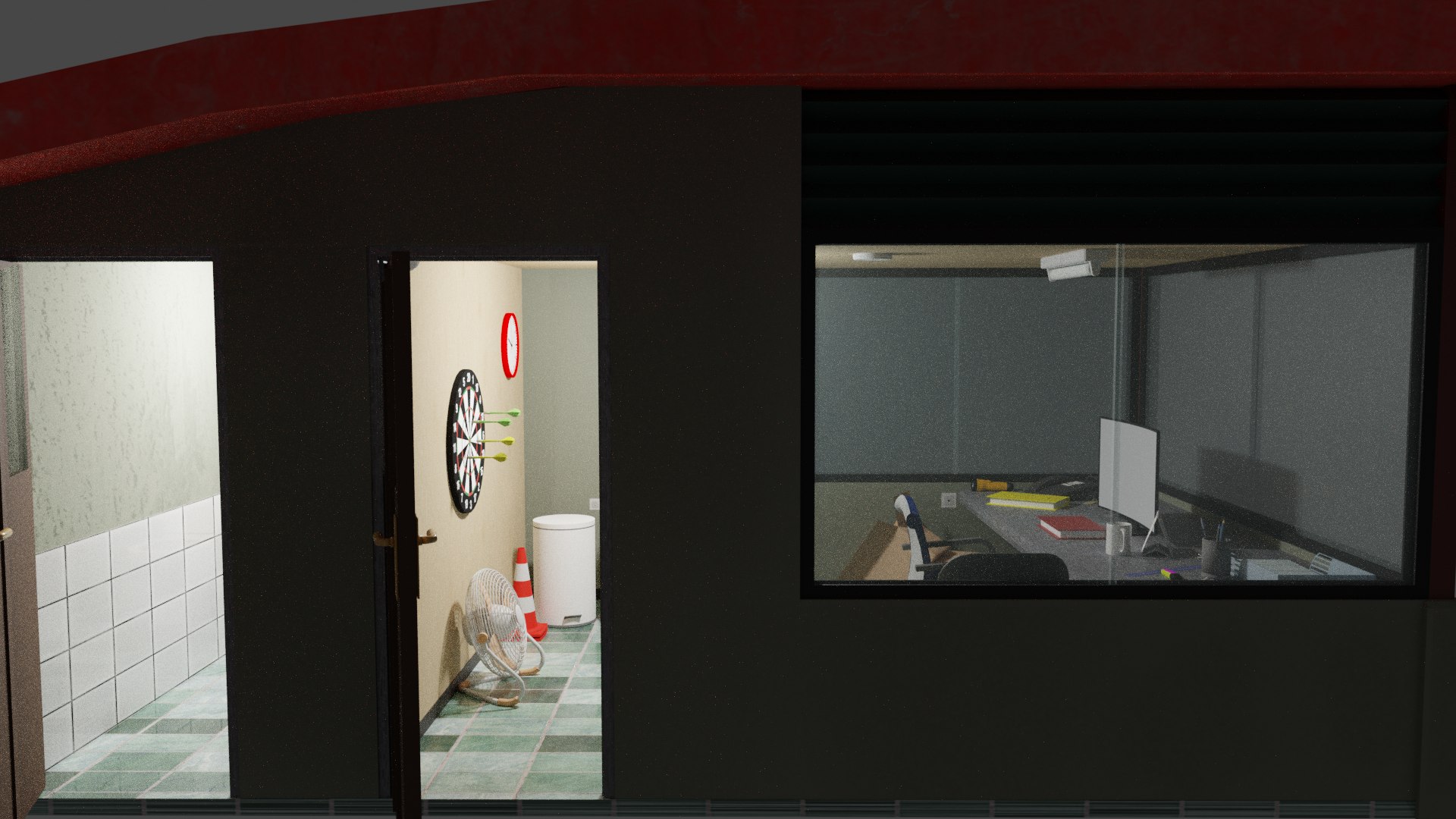 3D Small Security Office - TurboSquid 1468386