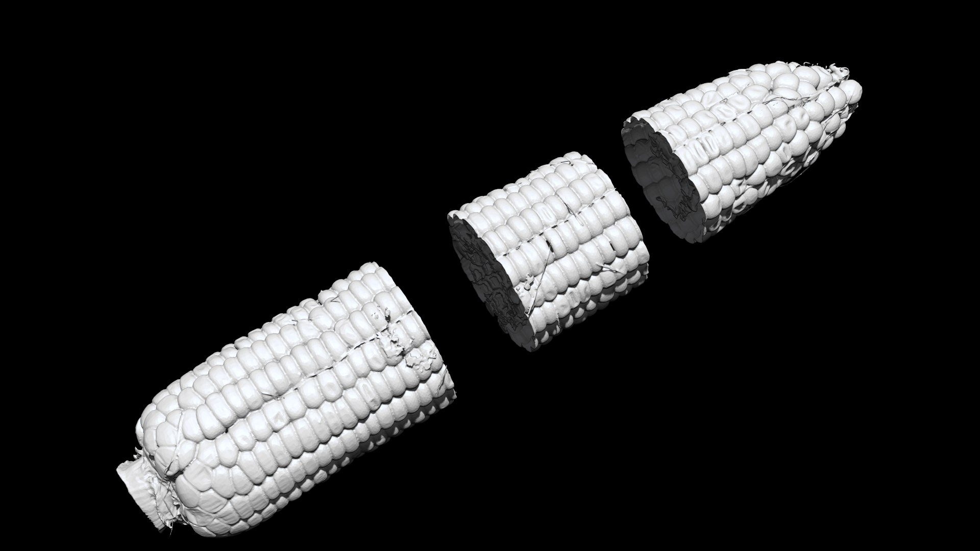 Corn 3D CT Scan Model Cut2 Decimate 30 Percent 3D - TurboSquid 1945223