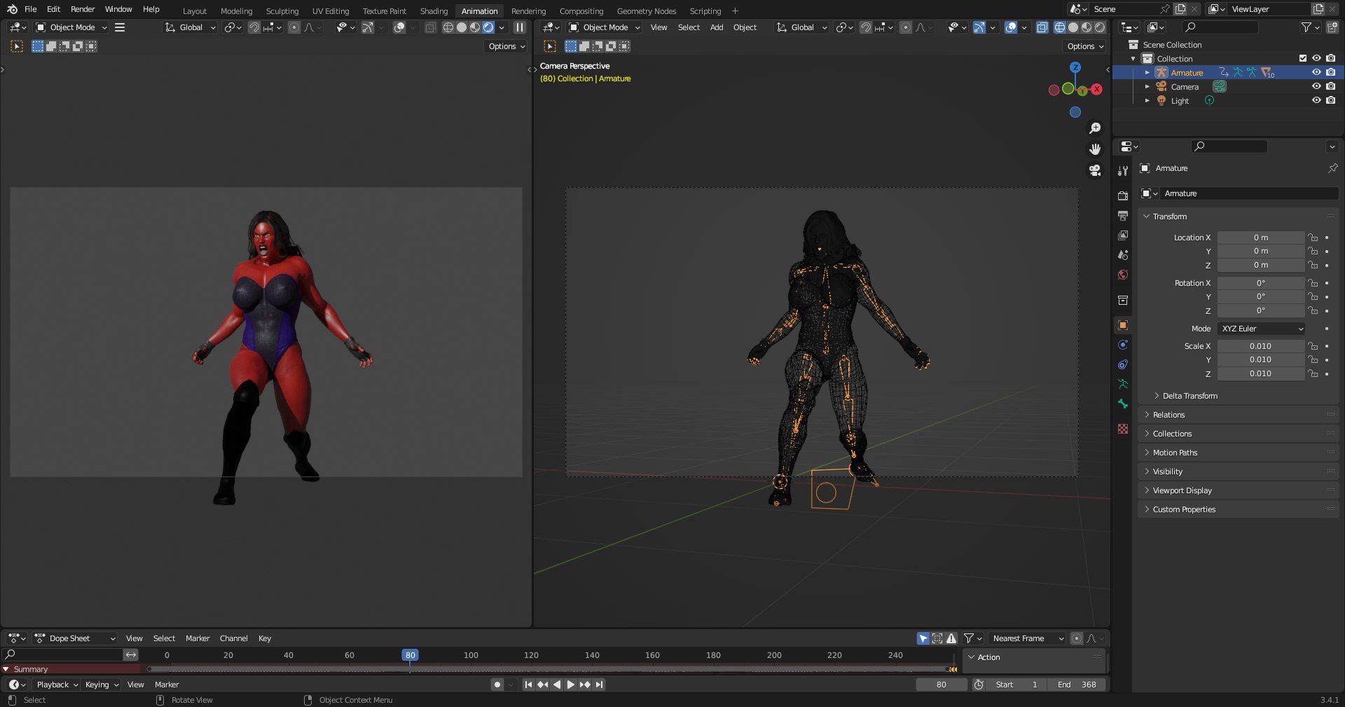 Red She-Hulk 3D Model - TurboSquid 2401277