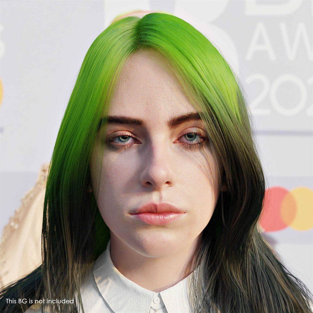 3D Billie Eilish 3D Model - TurboSquid 2037195