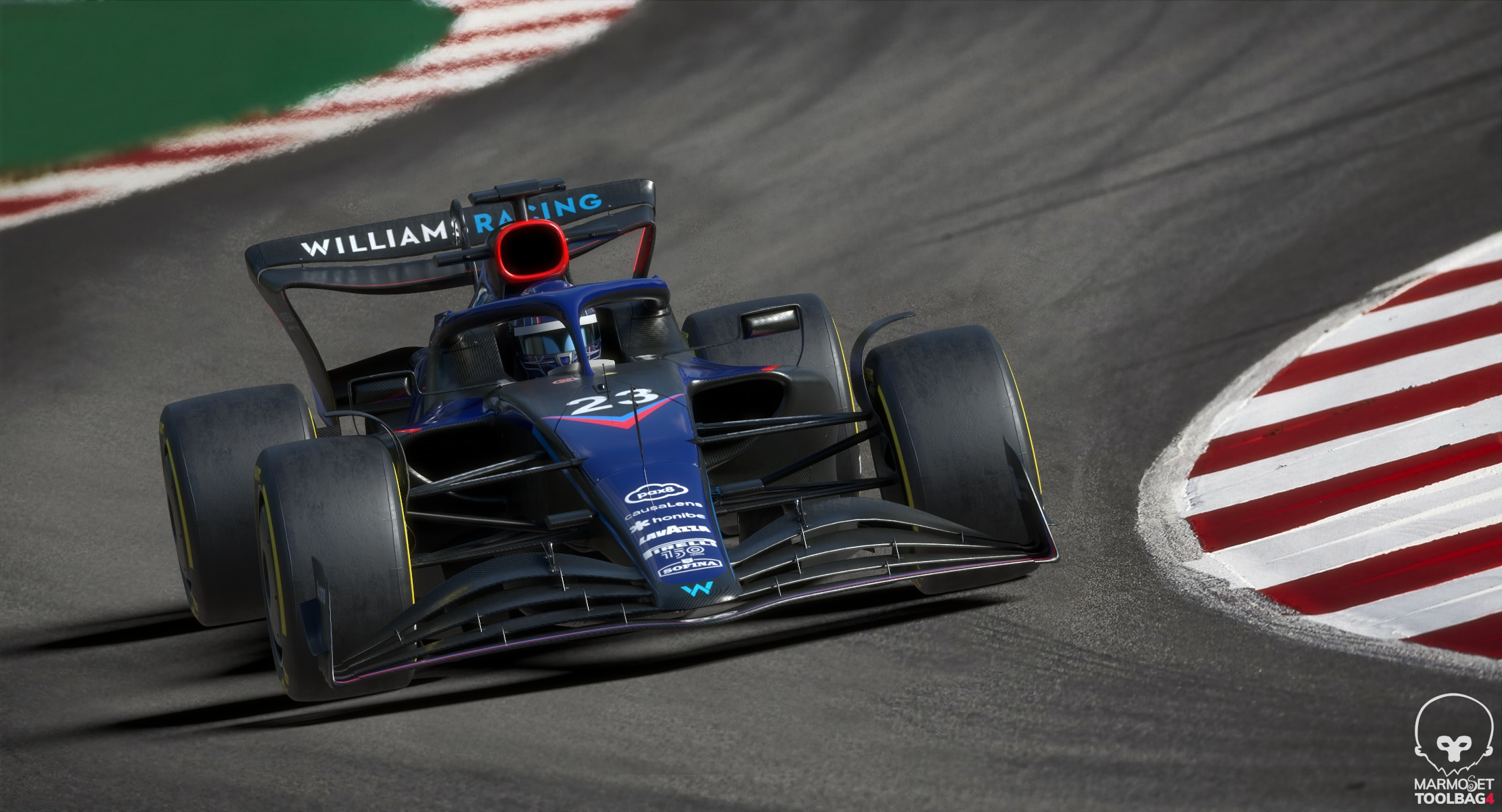 Williams Racing Team FW44 F1 Season 2022 Race Car 3D model - TurboSquid ...