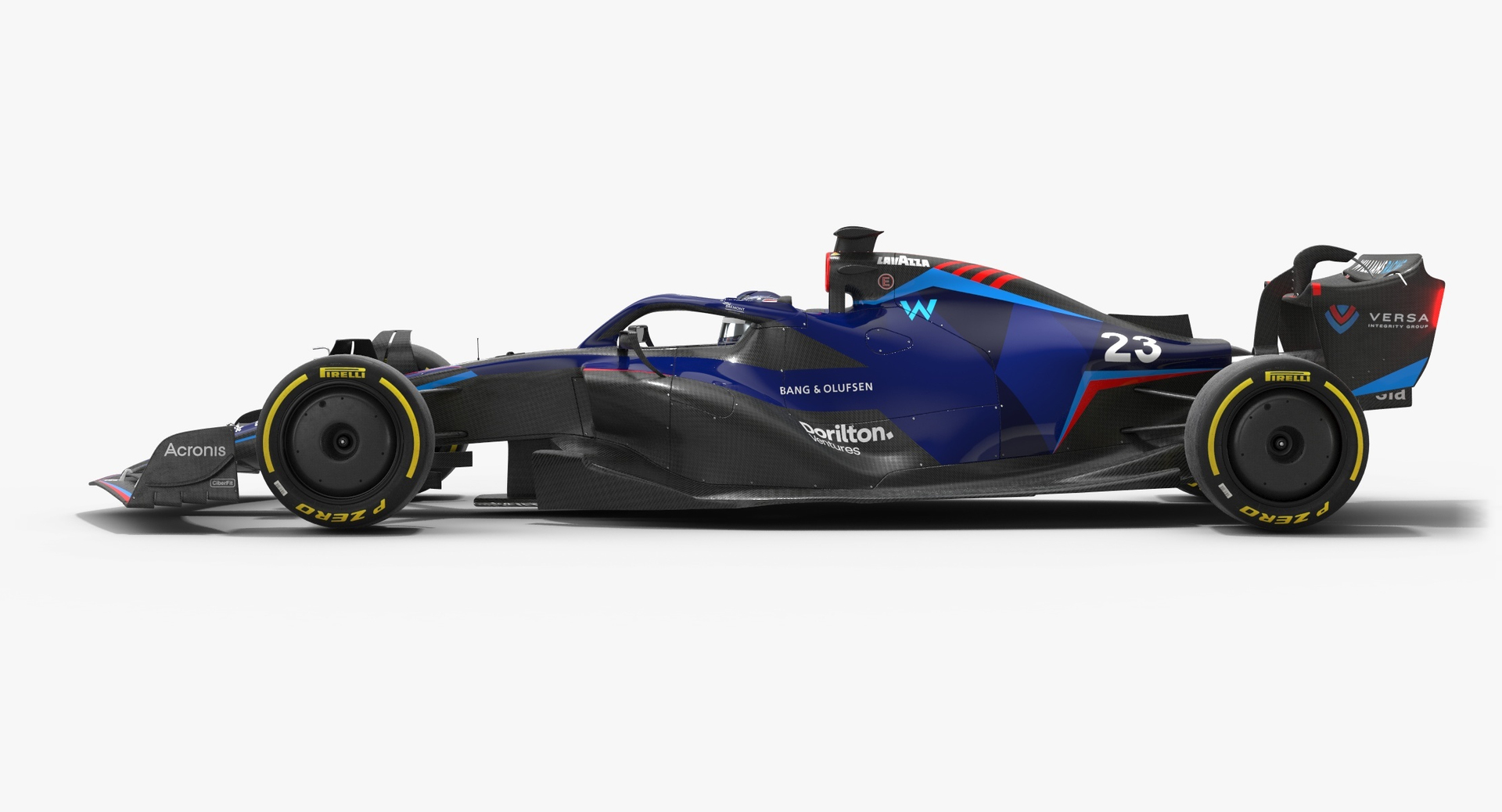 Williams Racing Team FW44 F1 Season 2022 Race Car 3D model - TurboSquid ...