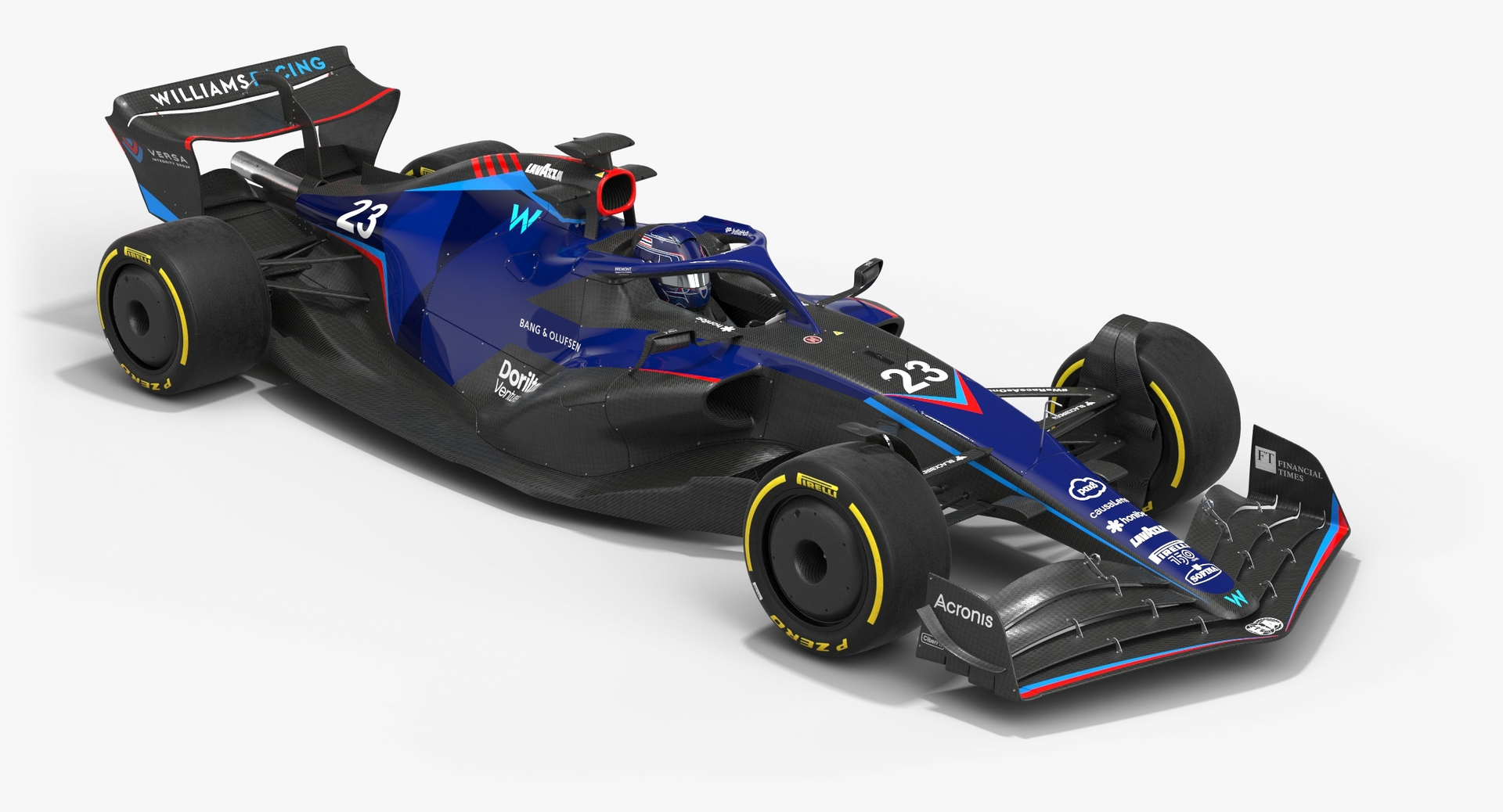 Williams Racing Team FW44 F1 Season 2022 Race Car3D模型 - TurboSquid 1899621
