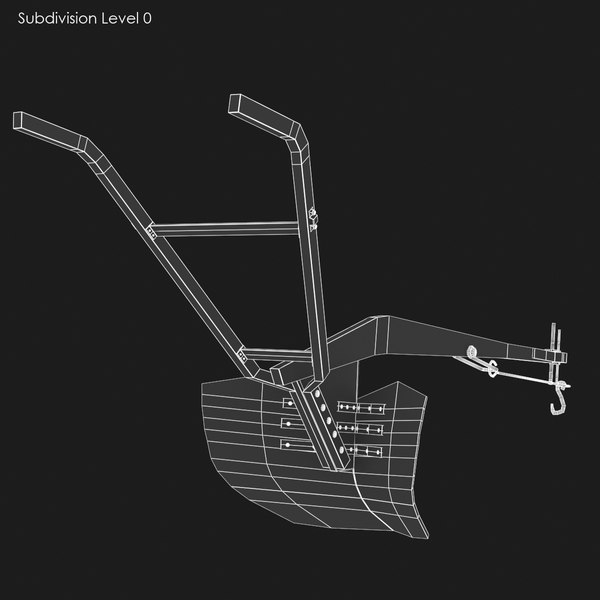 3d model plow