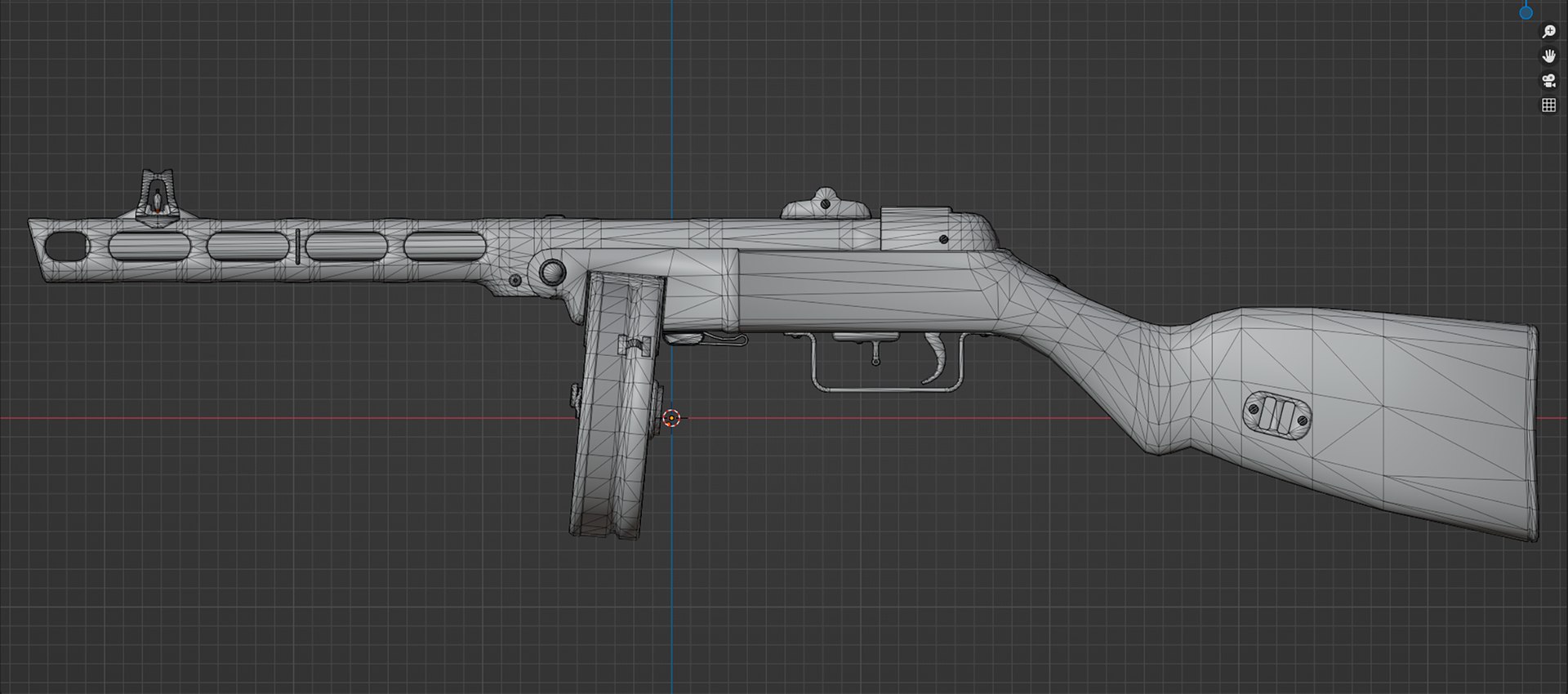 PPSH Submachine Gun Model - TurboSquid 2206345