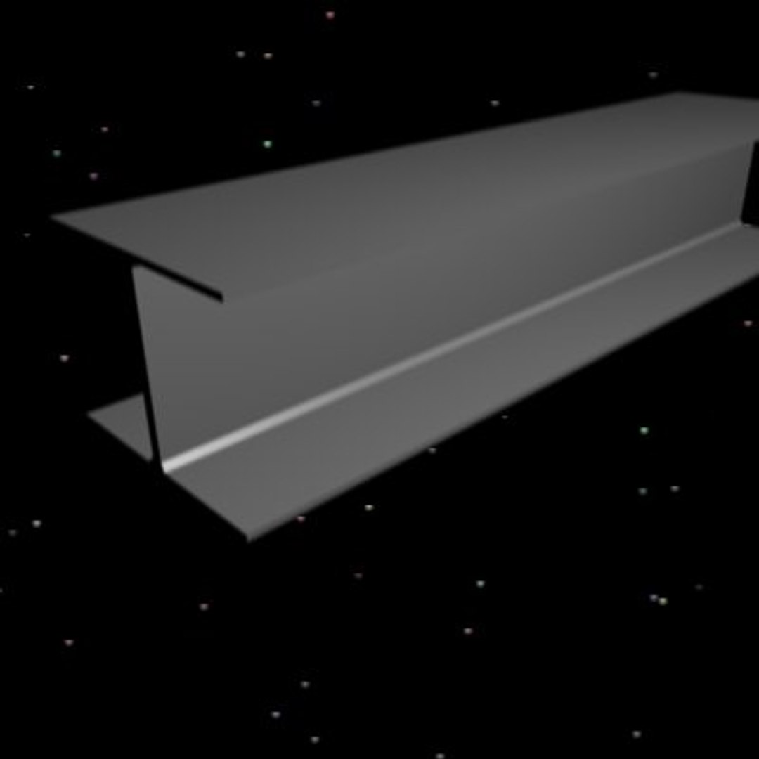 Free 3ds Model Construction I-beam