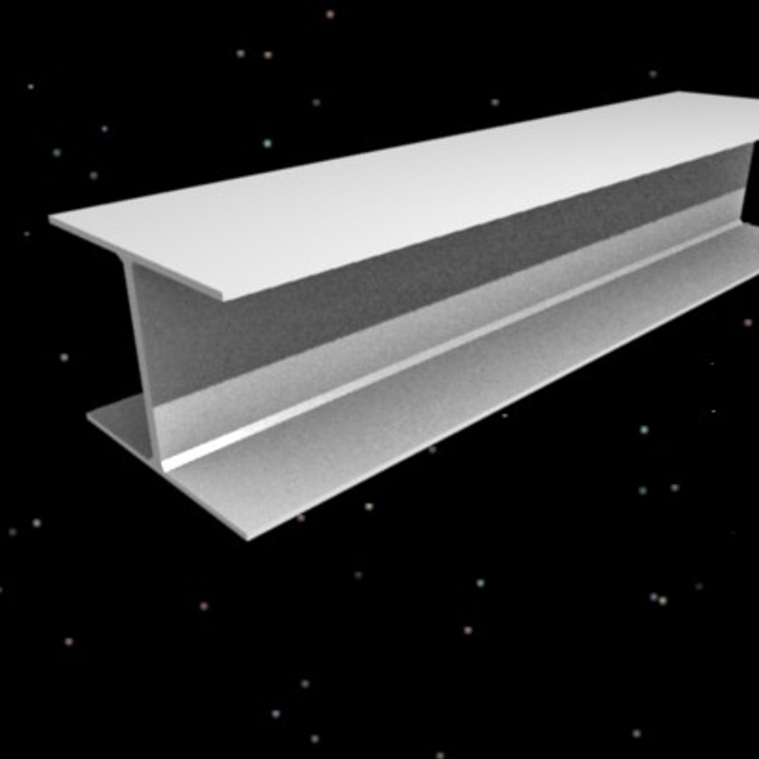 Free 3ds Model Construction I-beam