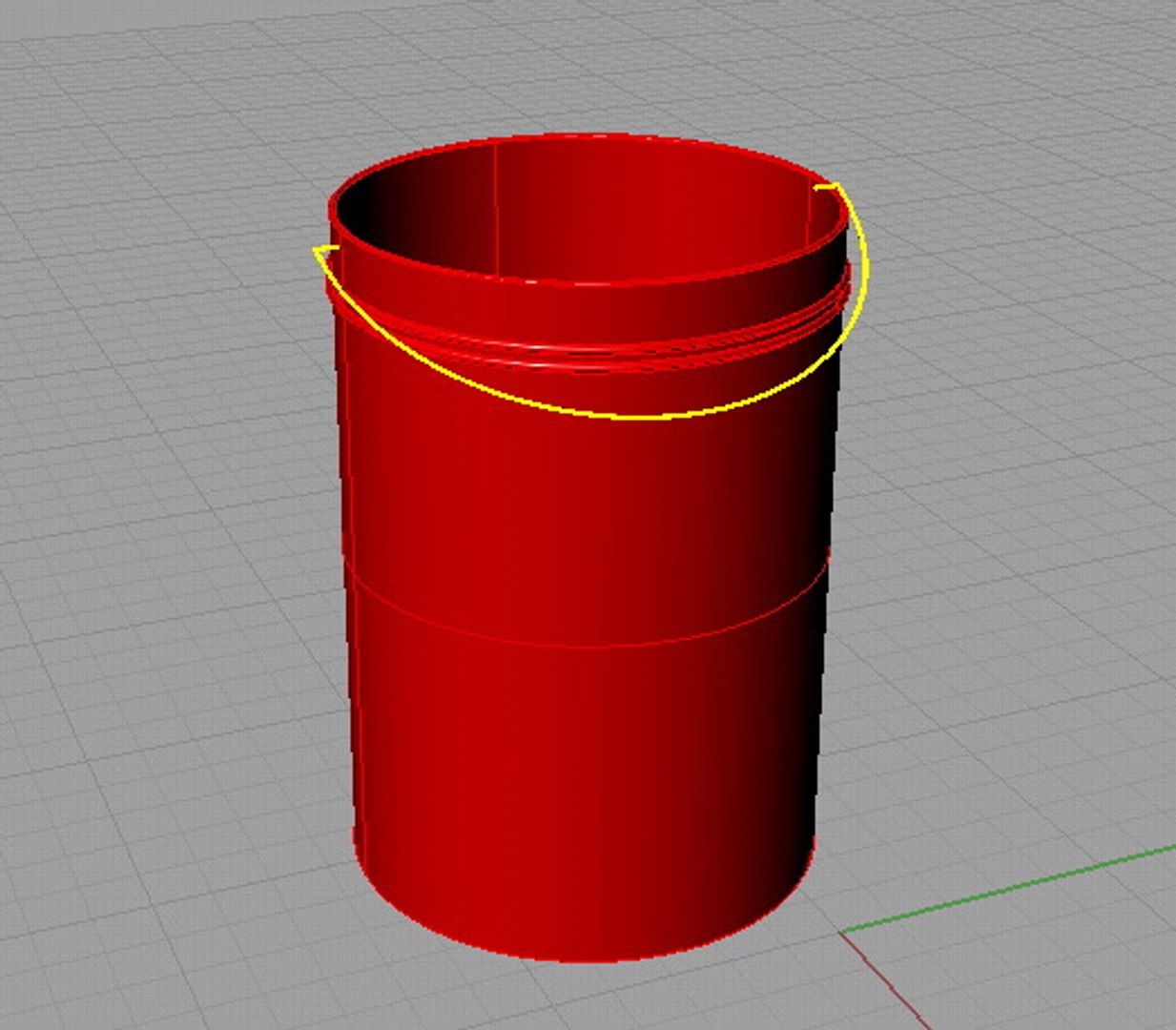 3d model bucket