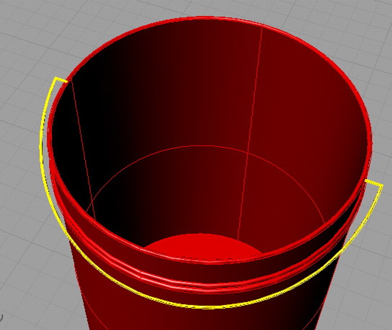 3d model bucket