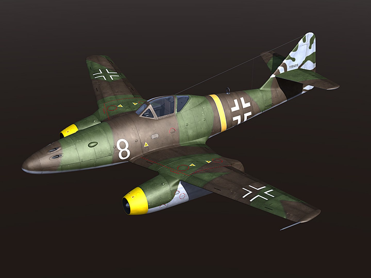 Fighter Jets 262 Airplane 3d Obj