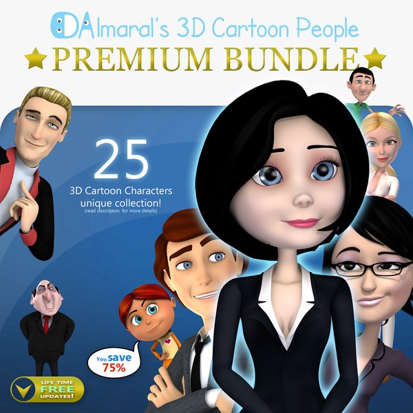 Free cartoon character model - TurboSquid 1223969