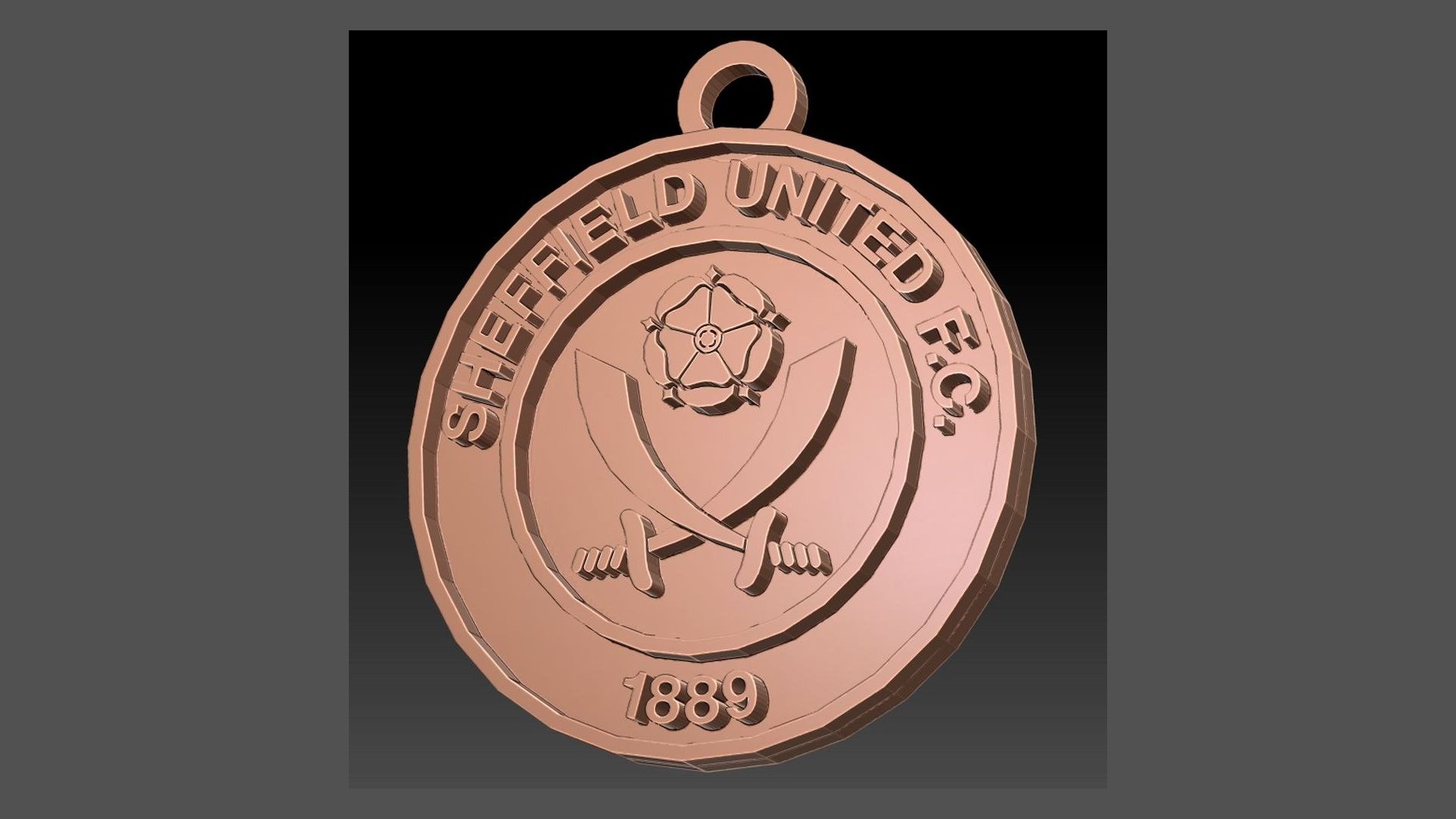 谢菲尔德联队 Keychan 徽标可打印和渲染3D模型 - TurboSquid 2221137