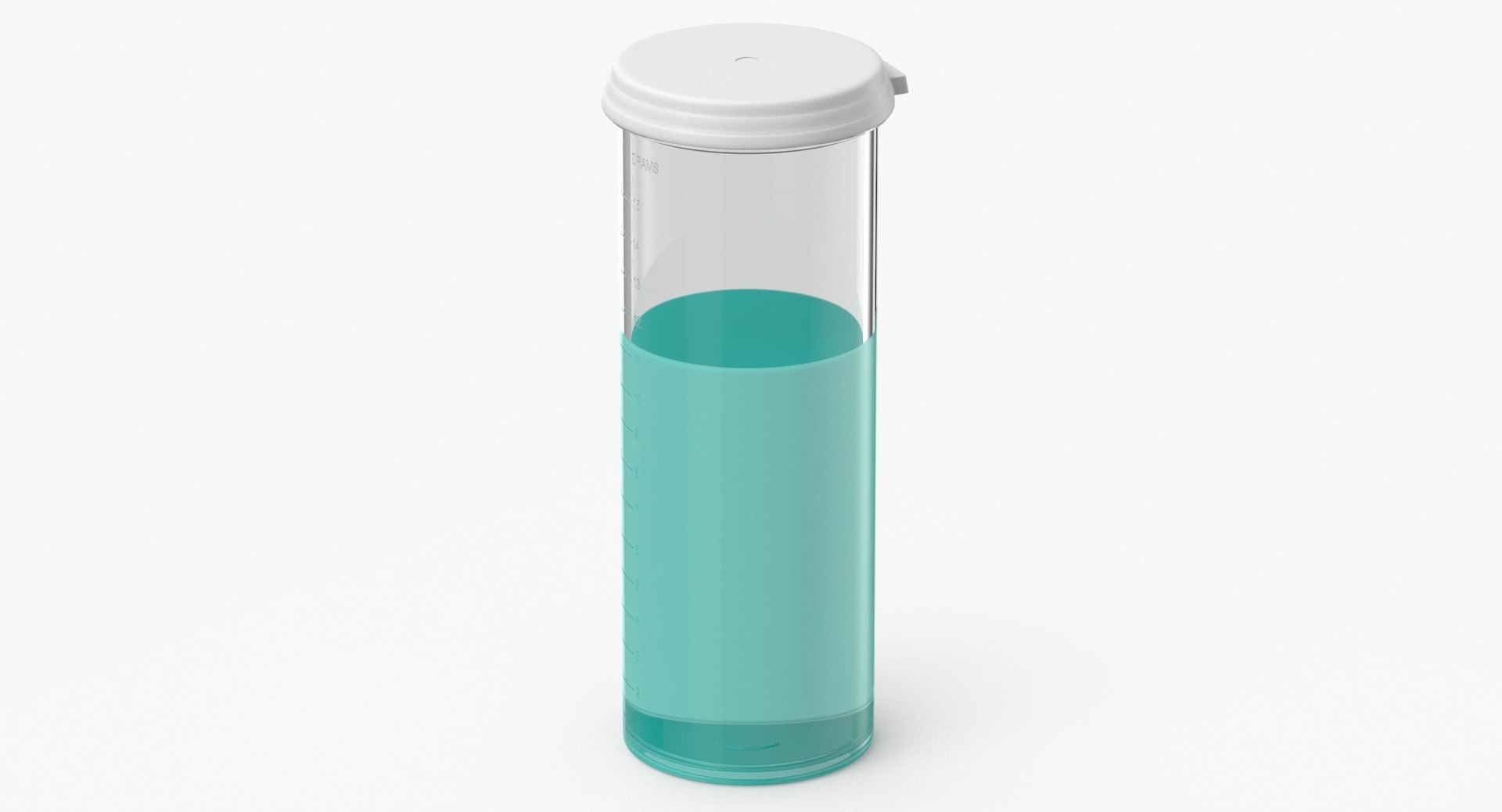 Pill Pod Vial 15dram 55ml Full 3D Model - TurboSquid 2049693