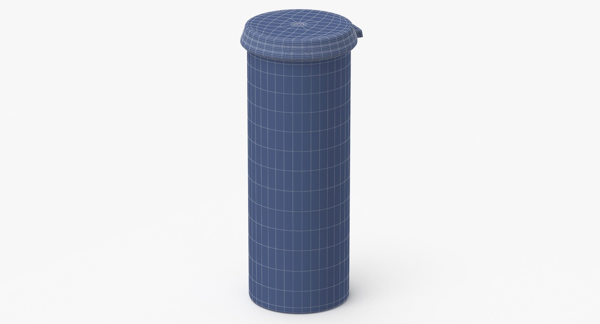 Pill Pod Vial 15dram 55ml Full 3D Model - TurboSquid 2049693