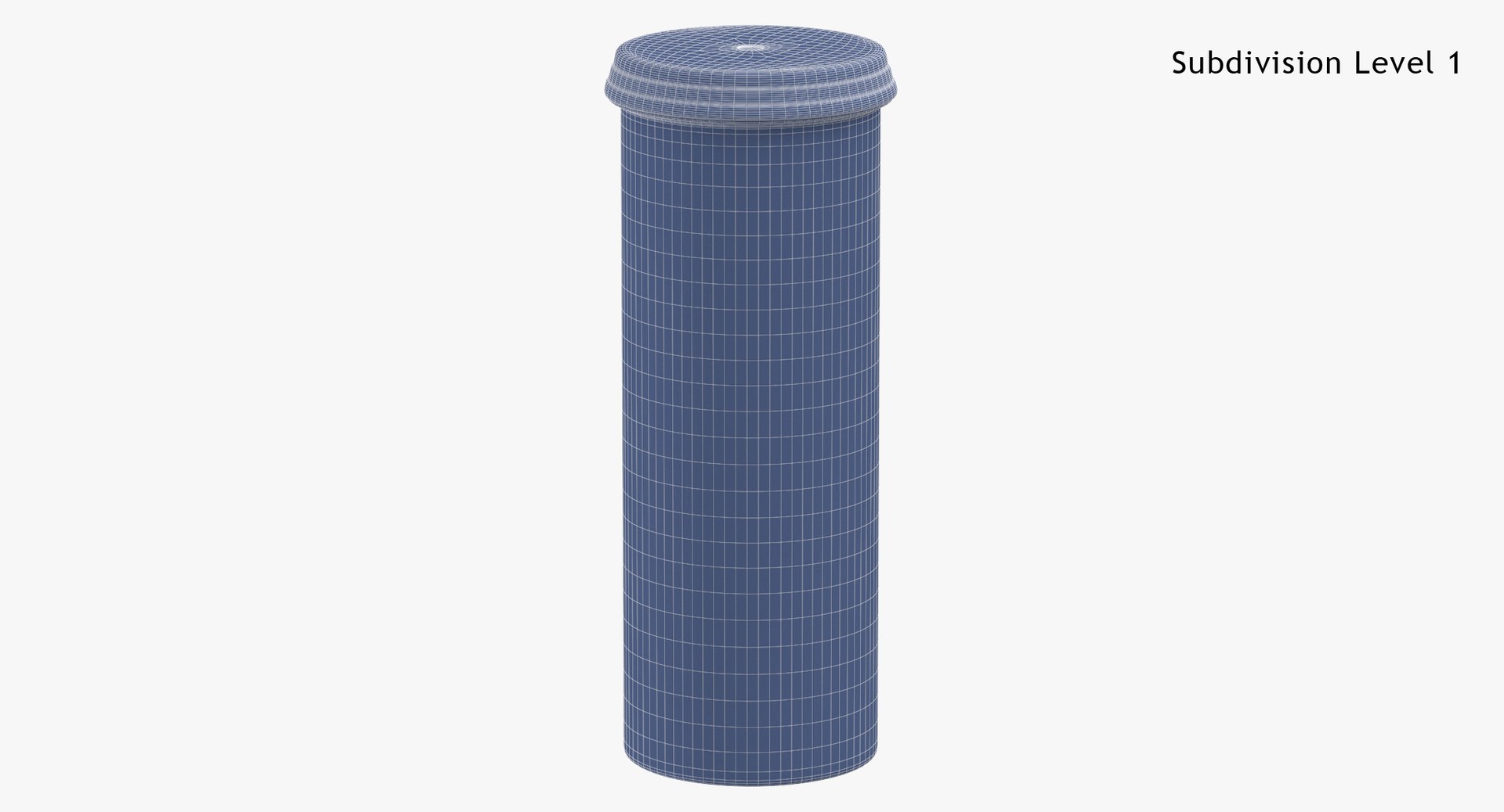 Pill Pod Vial 15dram 55ml Full 3D Model - TurboSquid 2049693