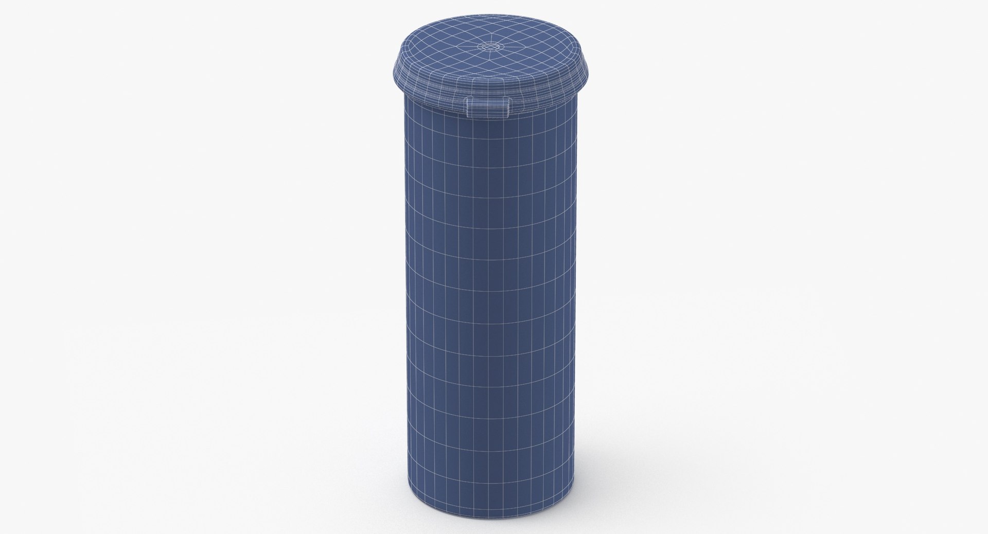 Pill Pod Vial 15dram 55ml Full 3D Model - TurboSquid 2049693