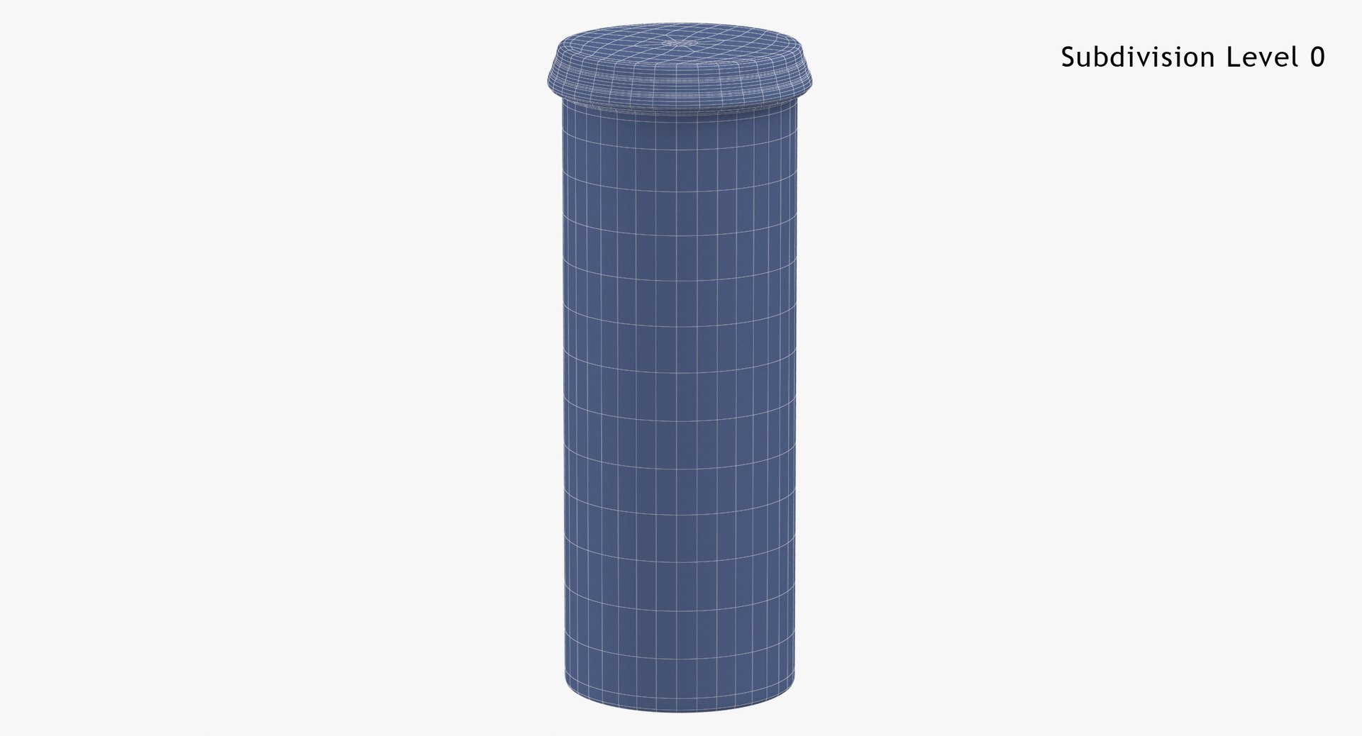 Pill Pod Vial 15dram 55ml Full 3D Model - TurboSquid 2049693