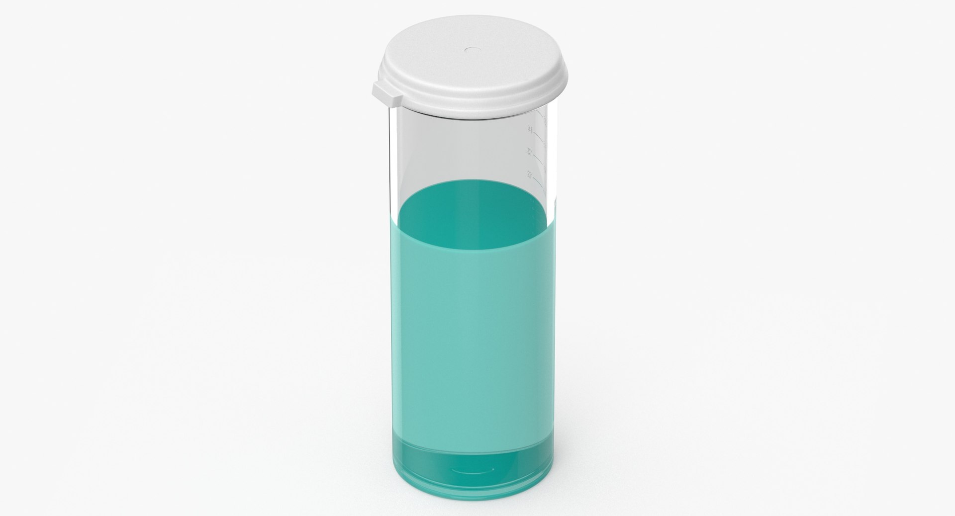 Pill Pod Vial 15dram 55ml Full 3D Model - TurboSquid 2049693