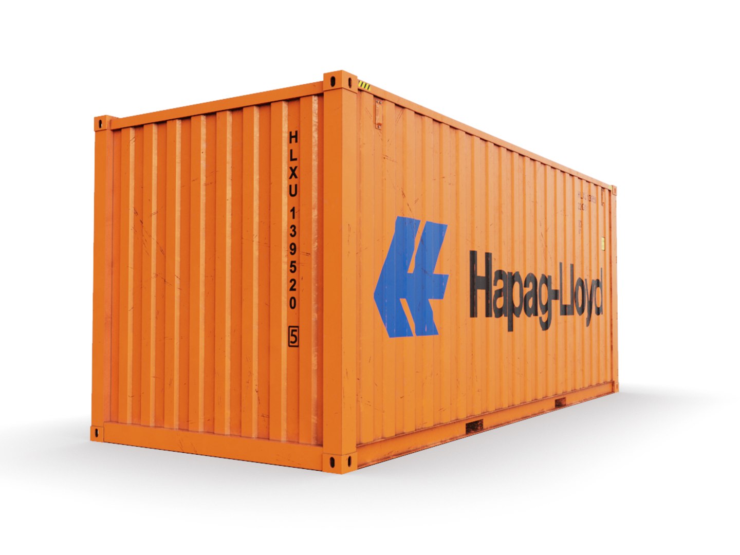Shipping Container Hapag-lloyd 20 3D Model - TurboSquid 1650555