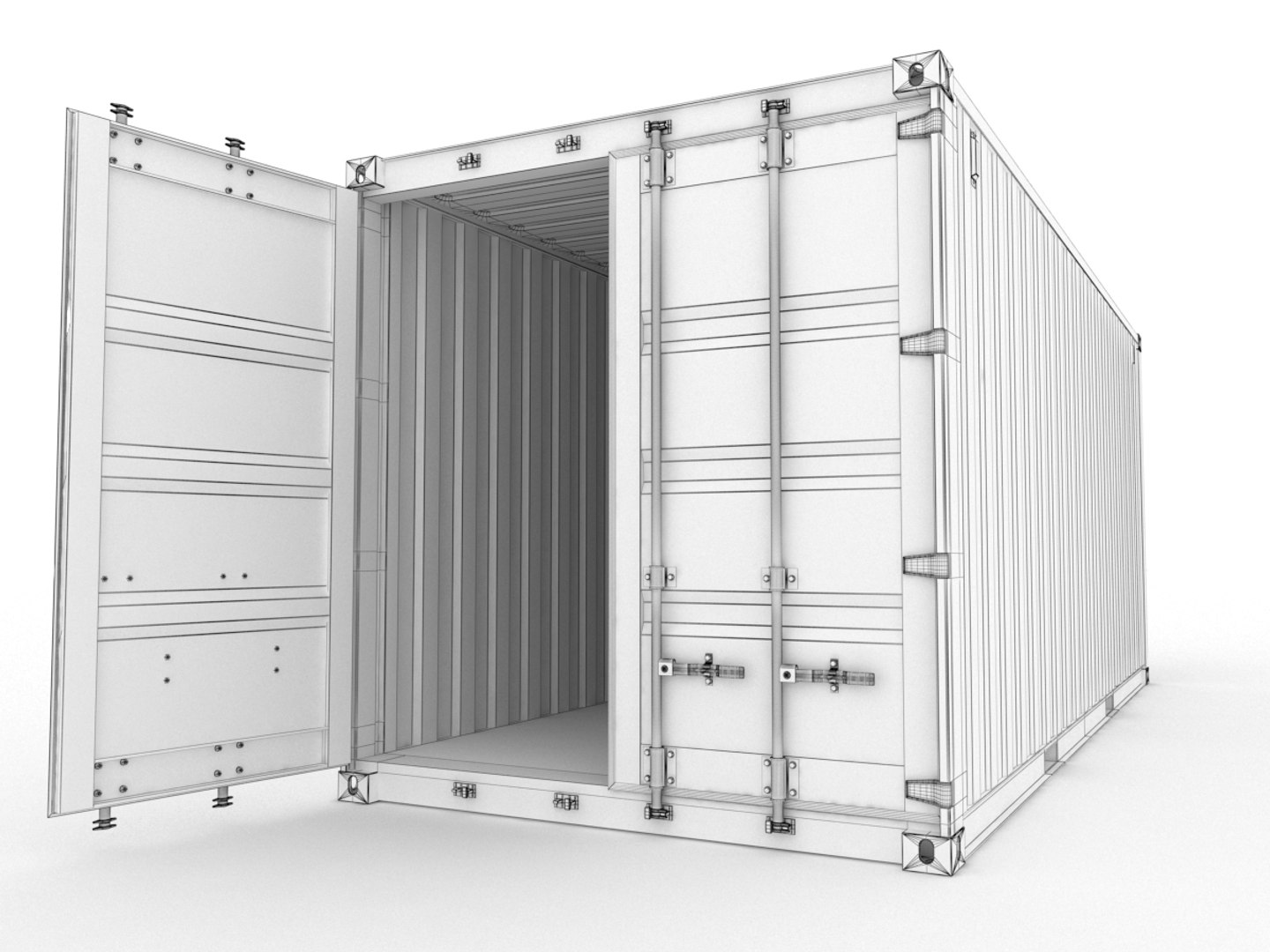 Shipping Container Hapag-lloyd 20 3D Model - TurboSquid 1650555