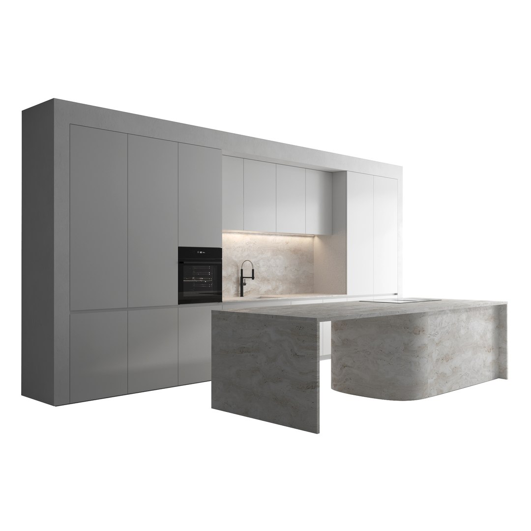 3D Kitchen Set 06 Model - TurboSquid 2150231