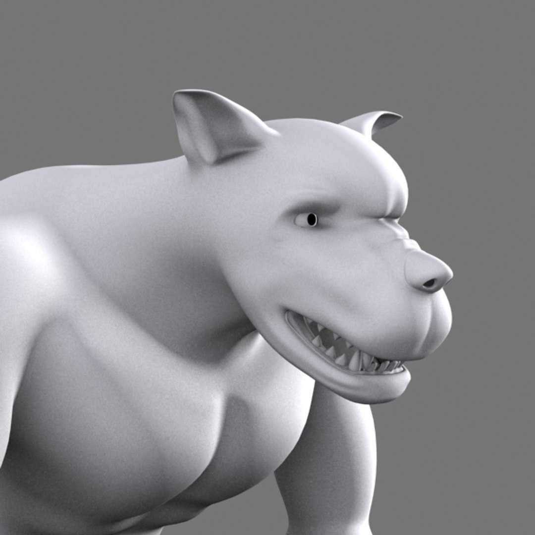 Max Monster Dog Character Cartoon