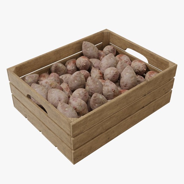 3D sweet potato crates 02 model - TurboSquid 1967178