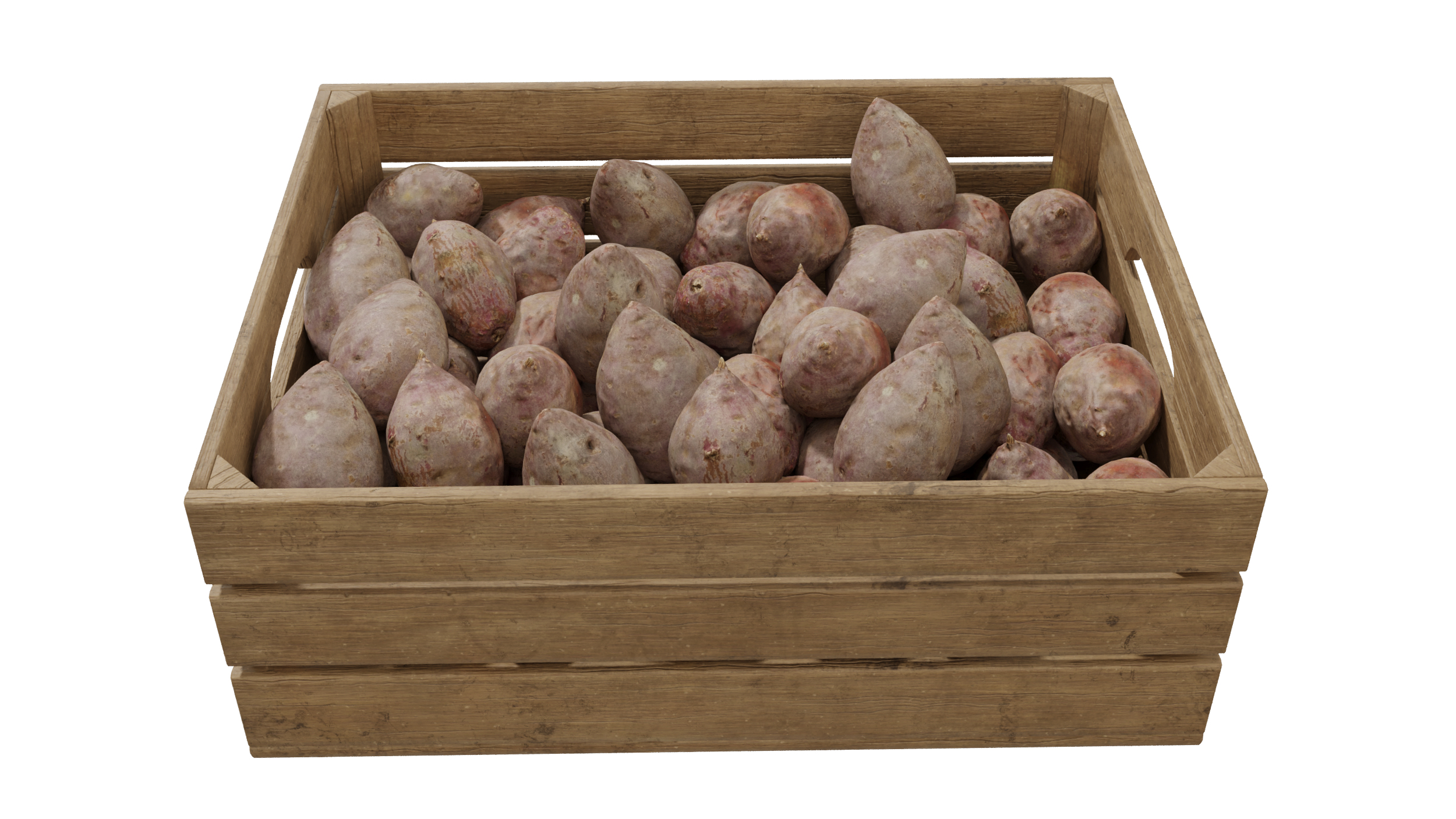 3D sweet potato crates 02 model - TurboSquid 1967178
