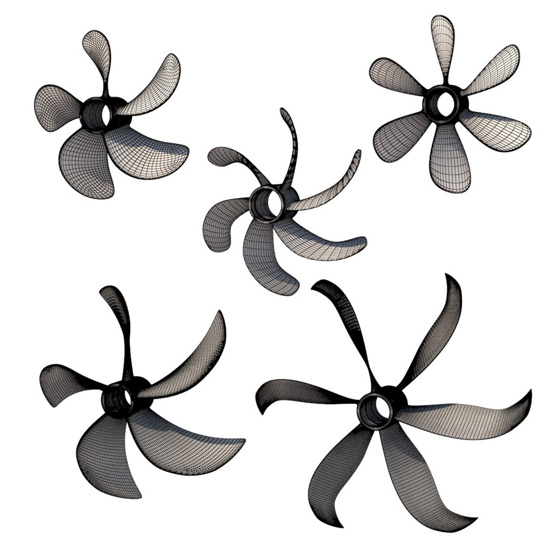 Marine Propellers 3d Model