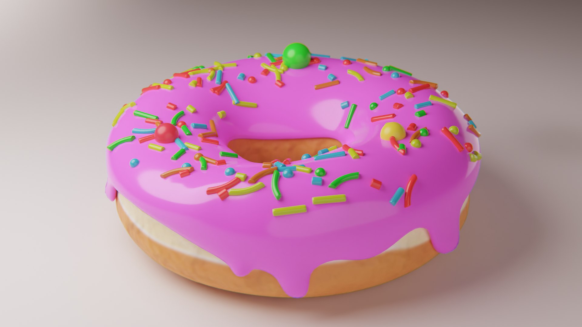 3D Stylized Donut - TurboSquid 1869572