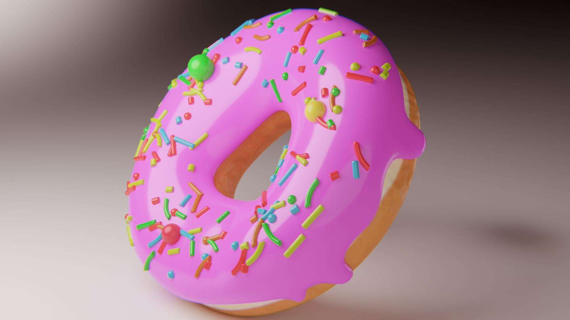 3D Stylized Donut - TurboSquid 1869572