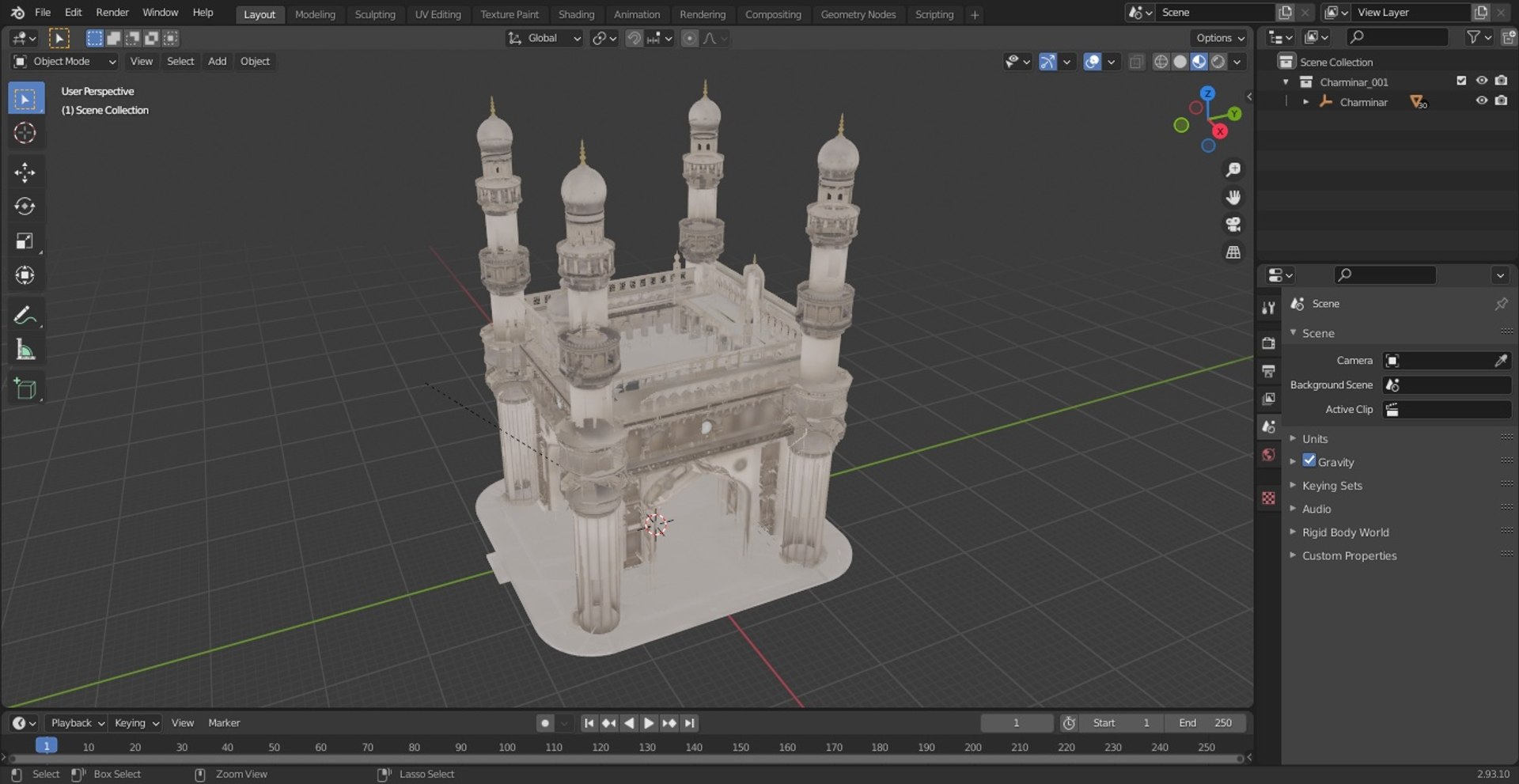 3D model Charminar - TurboSquid 1978841