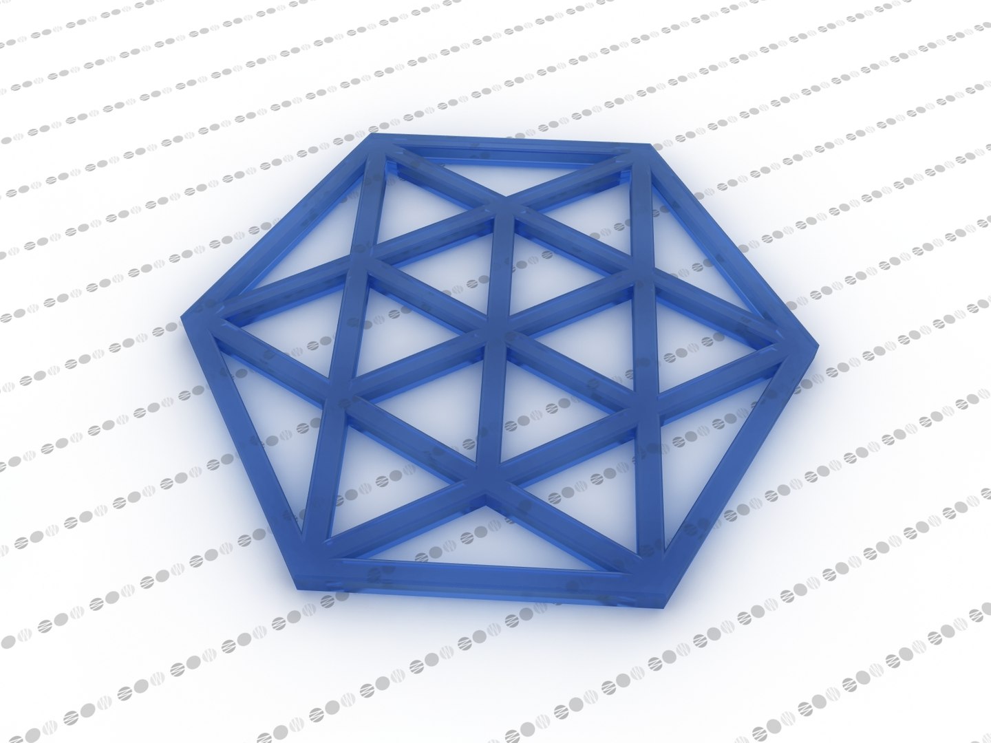 Star David Hexagon 3D - TurboSquid 1429648