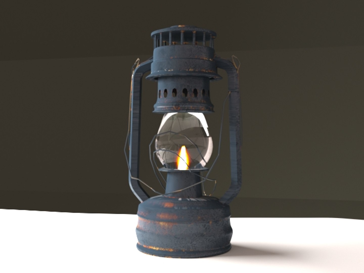 3D Rustic Gas Lamp - TurboSquid 1334808