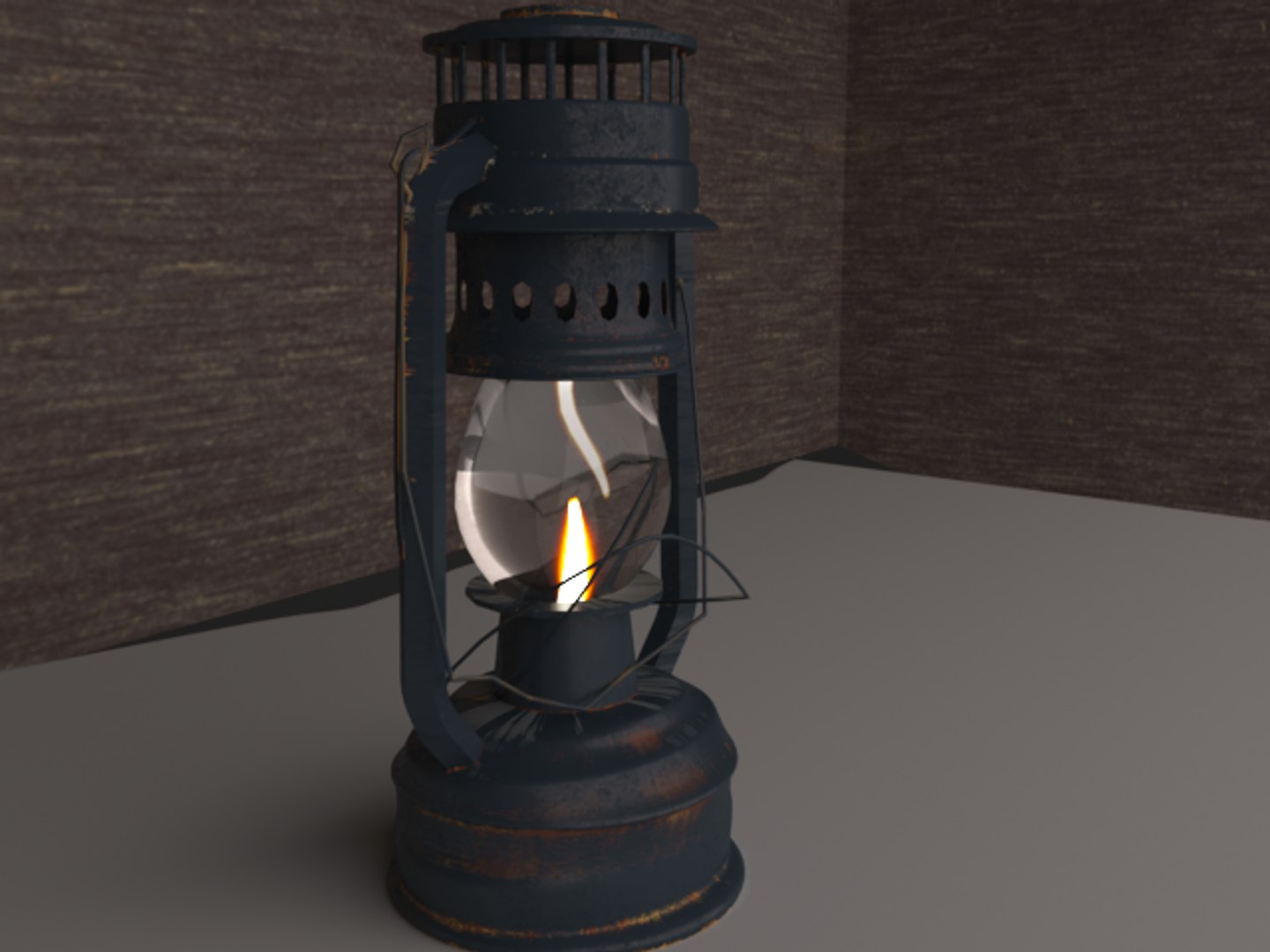 3D Rustic Gas Lamp - TurboSquid 1334808