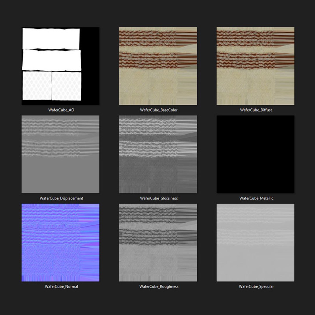 3D Wafer Cube - TurboSquid 2062525