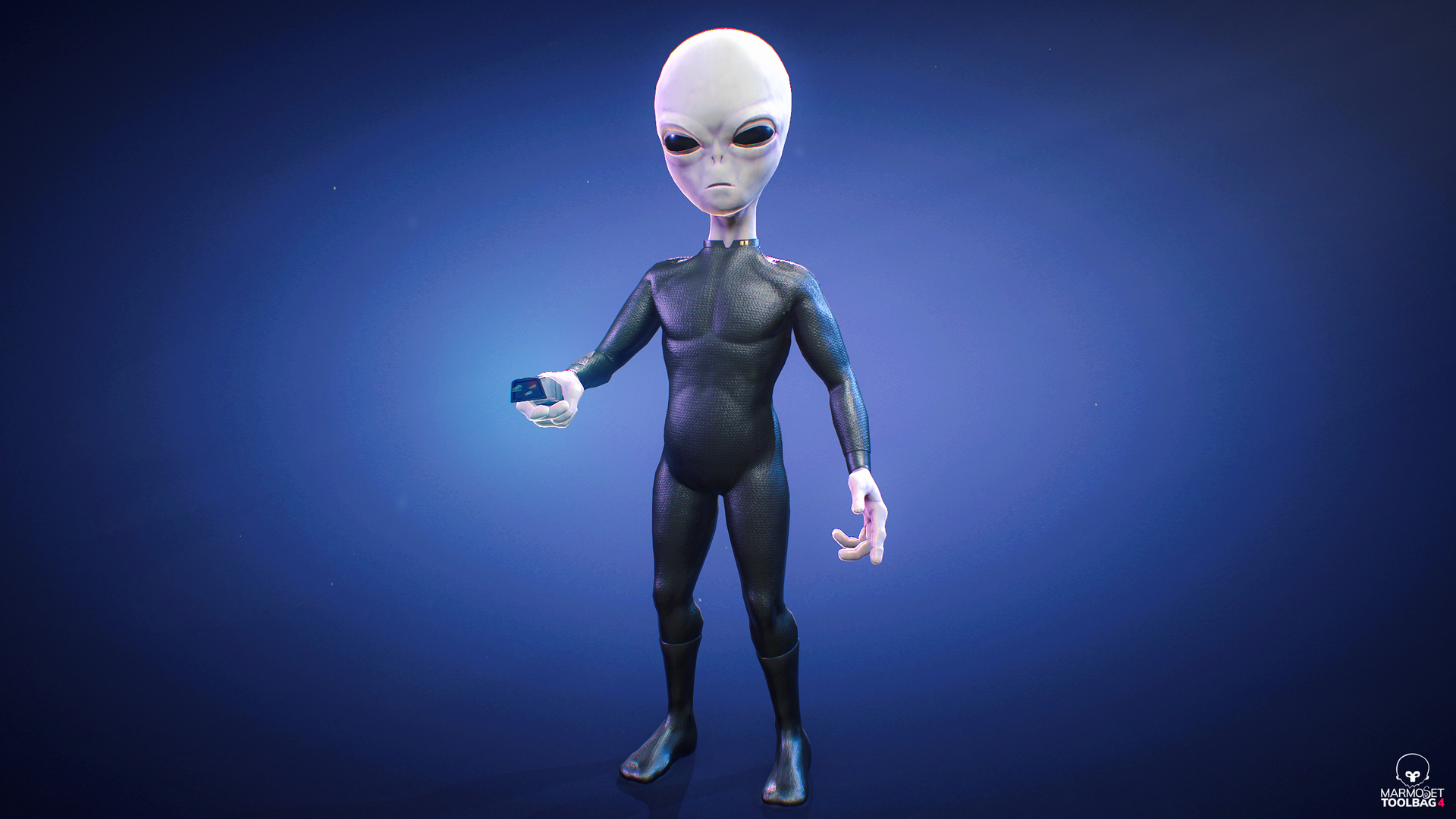 Stylized Alien Gray 3D - TurboSquid 1835272