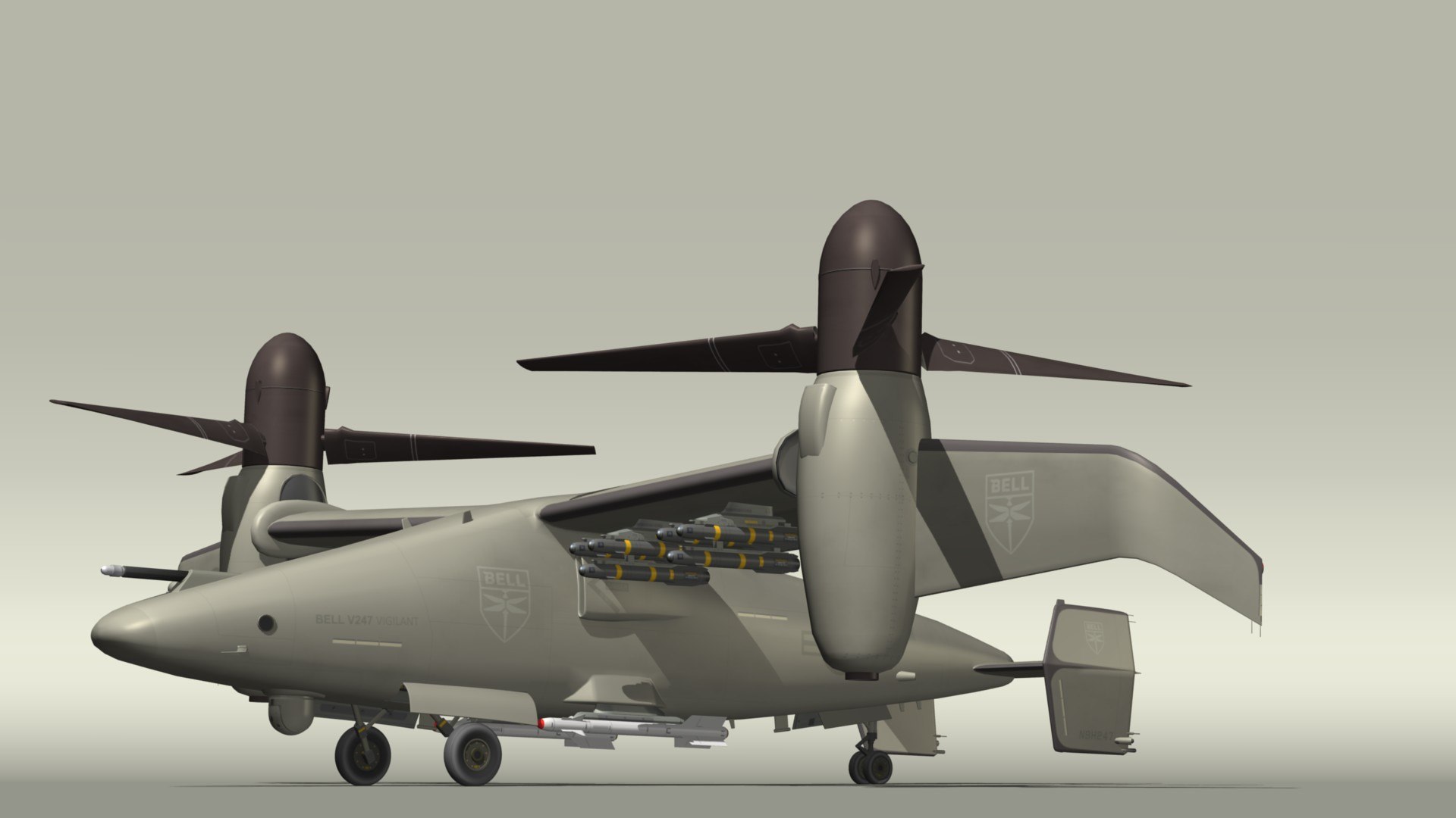 Bell V-247 Vigilant UAV 3D - TurboSquid 1971866