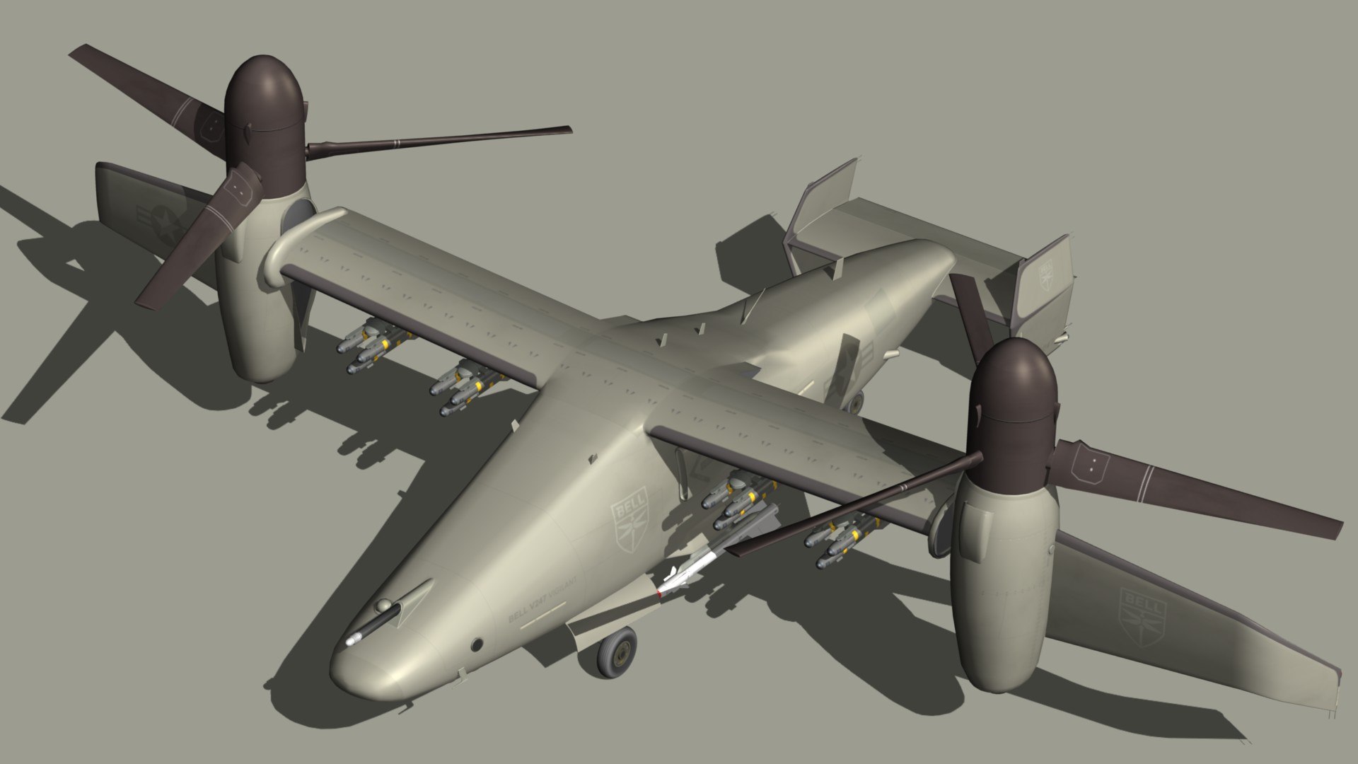 Bell V-247 Vigilant UAV 3D - TurboSquid 1971866