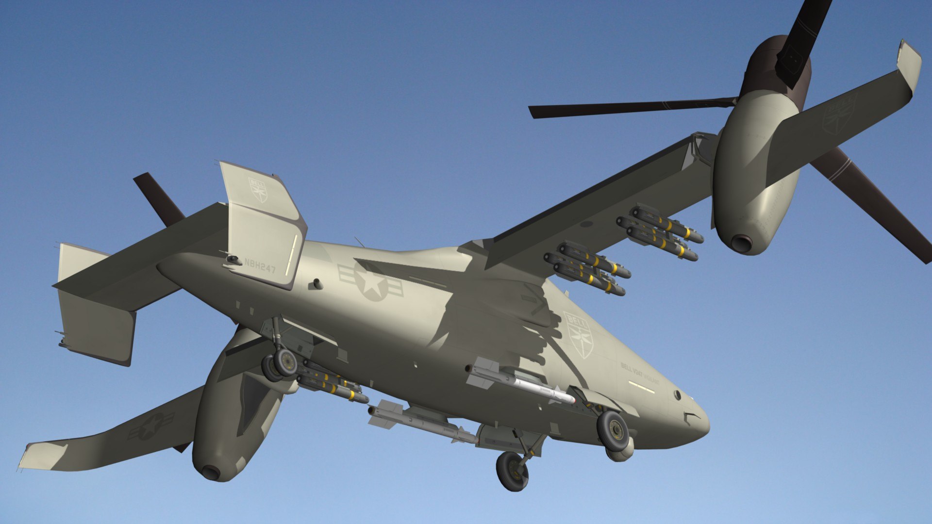 Bell V-247 Vigilant UAV 3D - TurboSquid 1971866