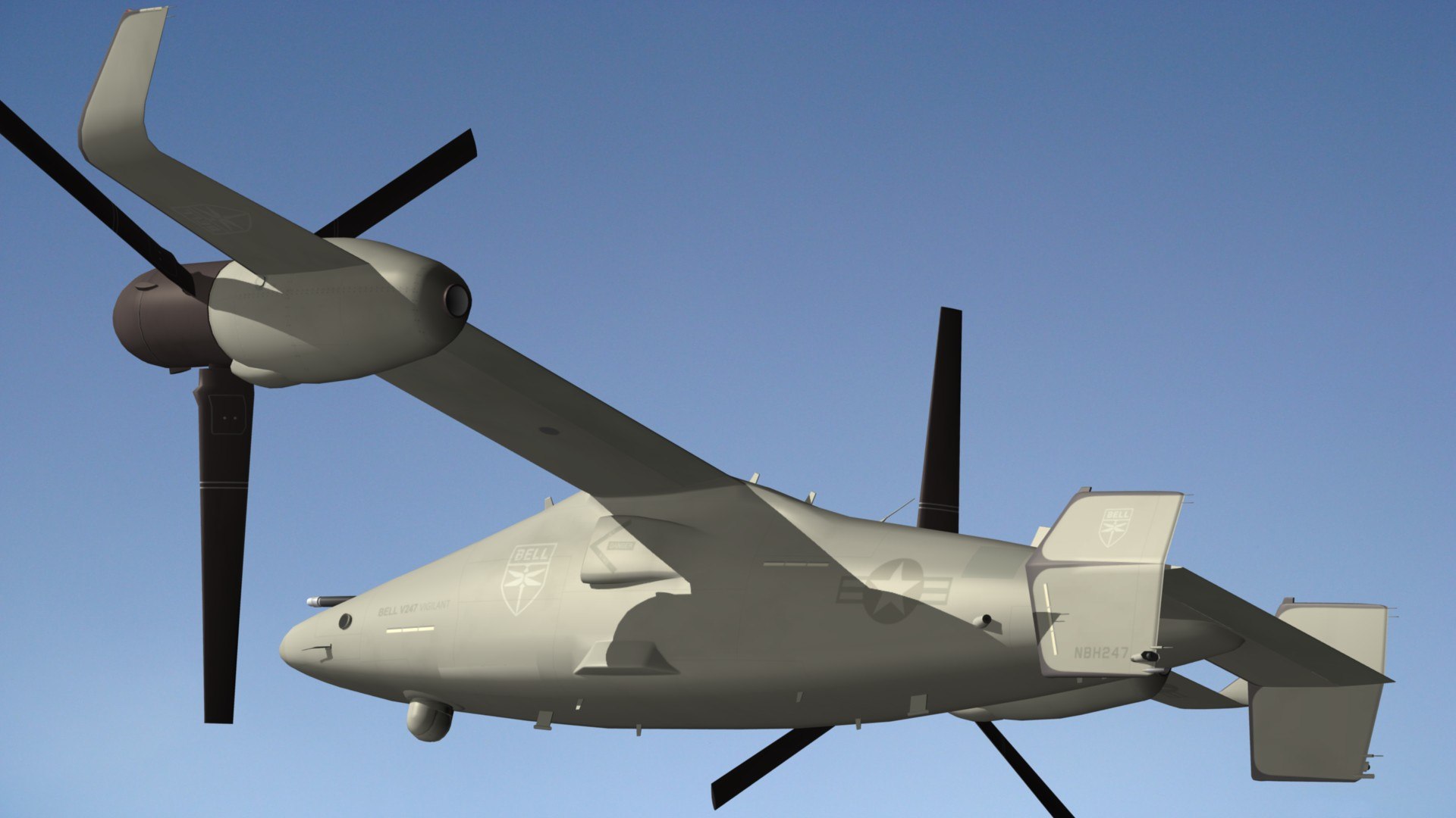 Bell V-247 Vigilant UAV 3D - TurboSquid 1971866